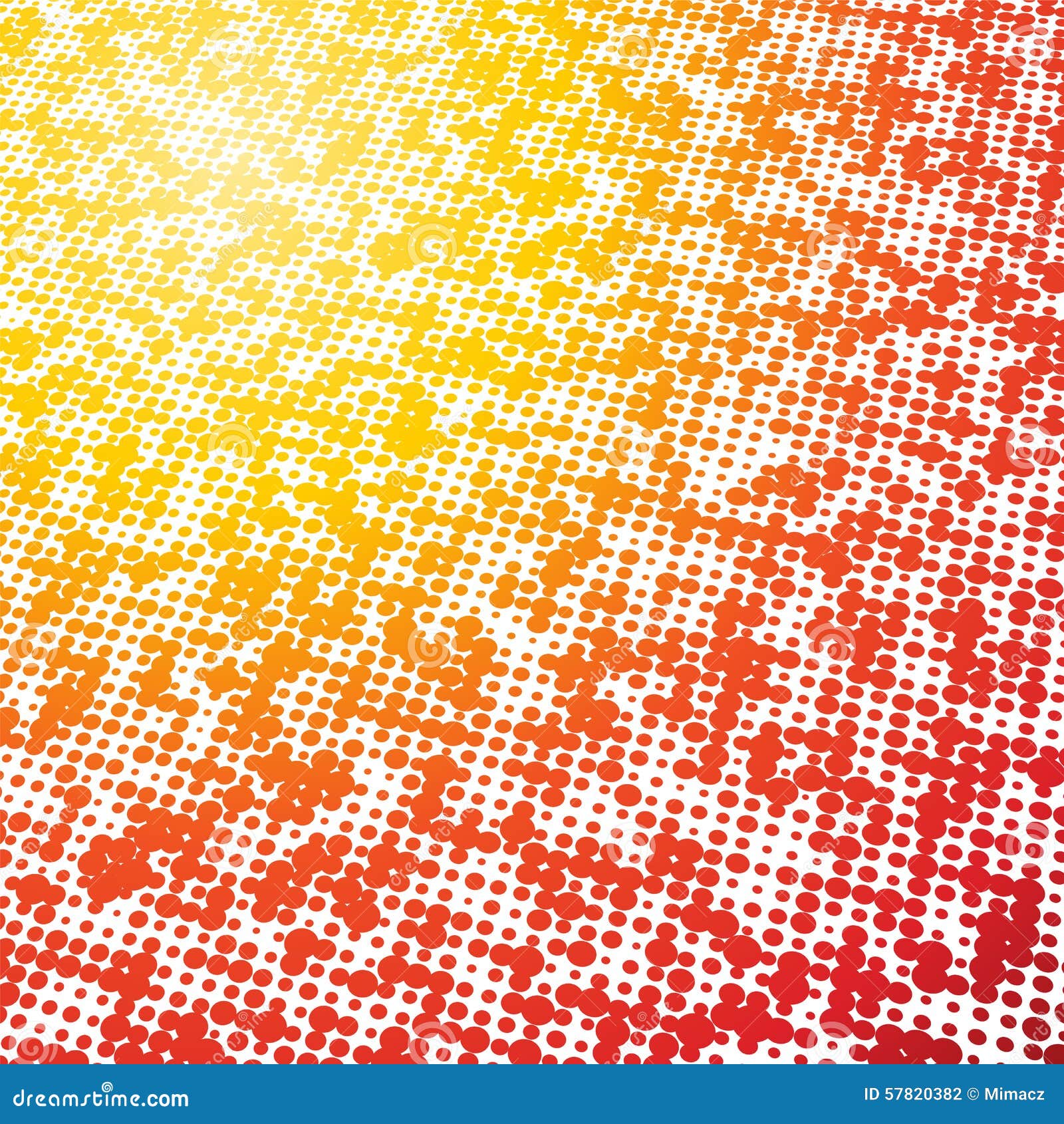 Yellow Orange Red Circle Background Stock Illustration - Illustration ...