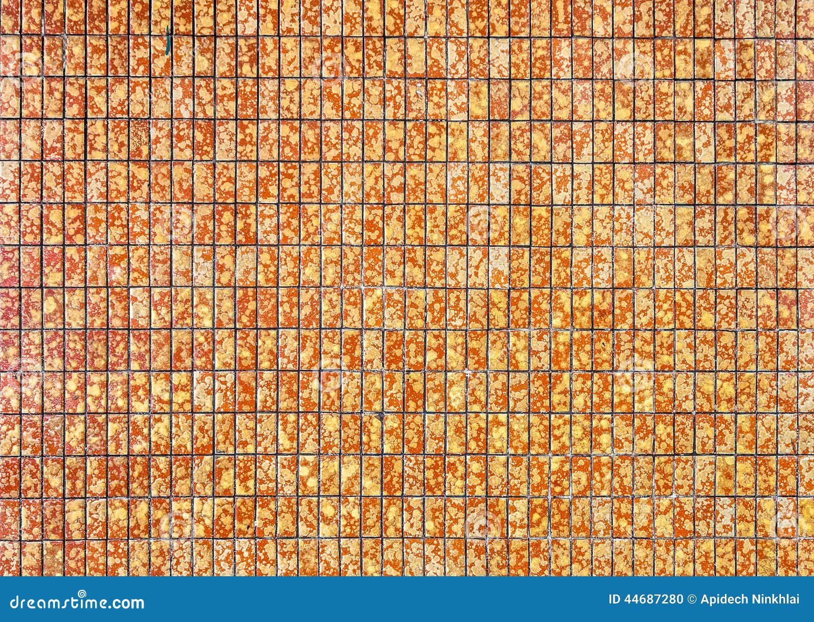 Yellow and Orange Stone Ceramic Tiles Wall Stock Photo - Image of grain ...