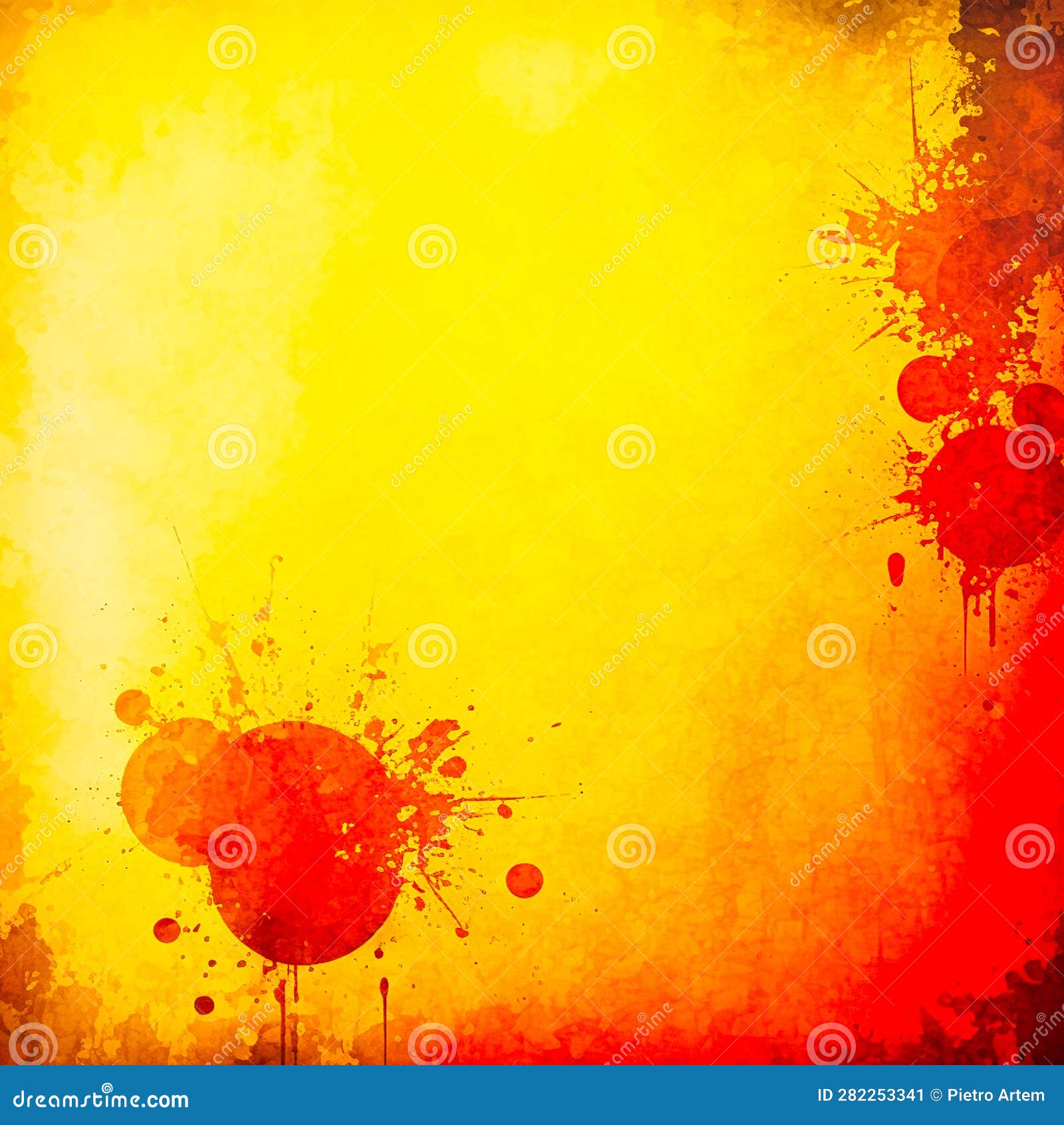 Yellow Orange Textured Background with Distressed Spots, Generative AI ...