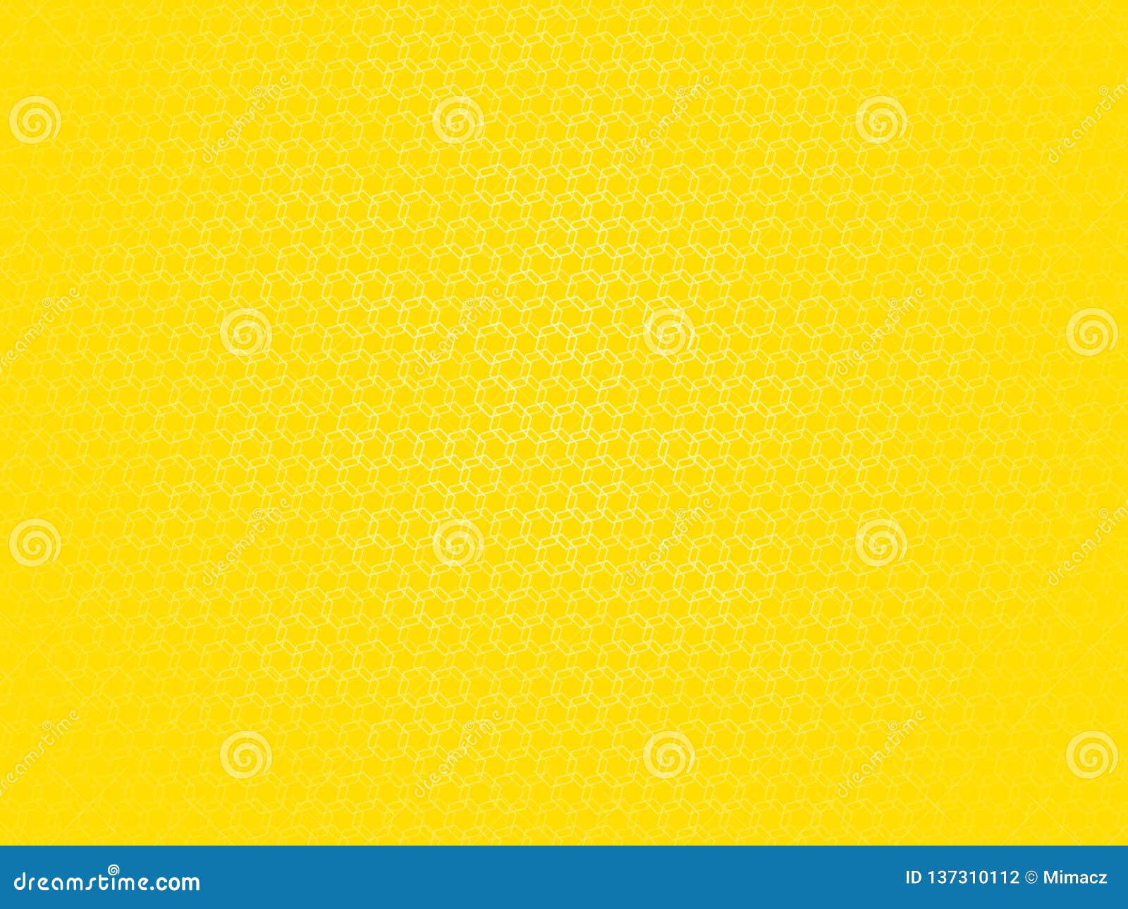 Yellow Outline Hexagon Pattern Stock Vector - Illustration of vector ...