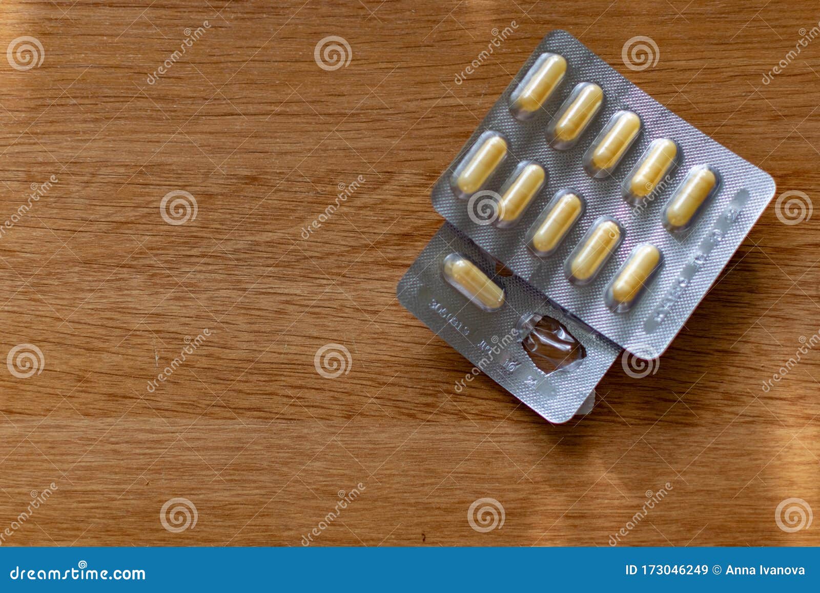 Yellow, Oval-shaped Tablets in Capsules, Absorbable Shell with Powder ...