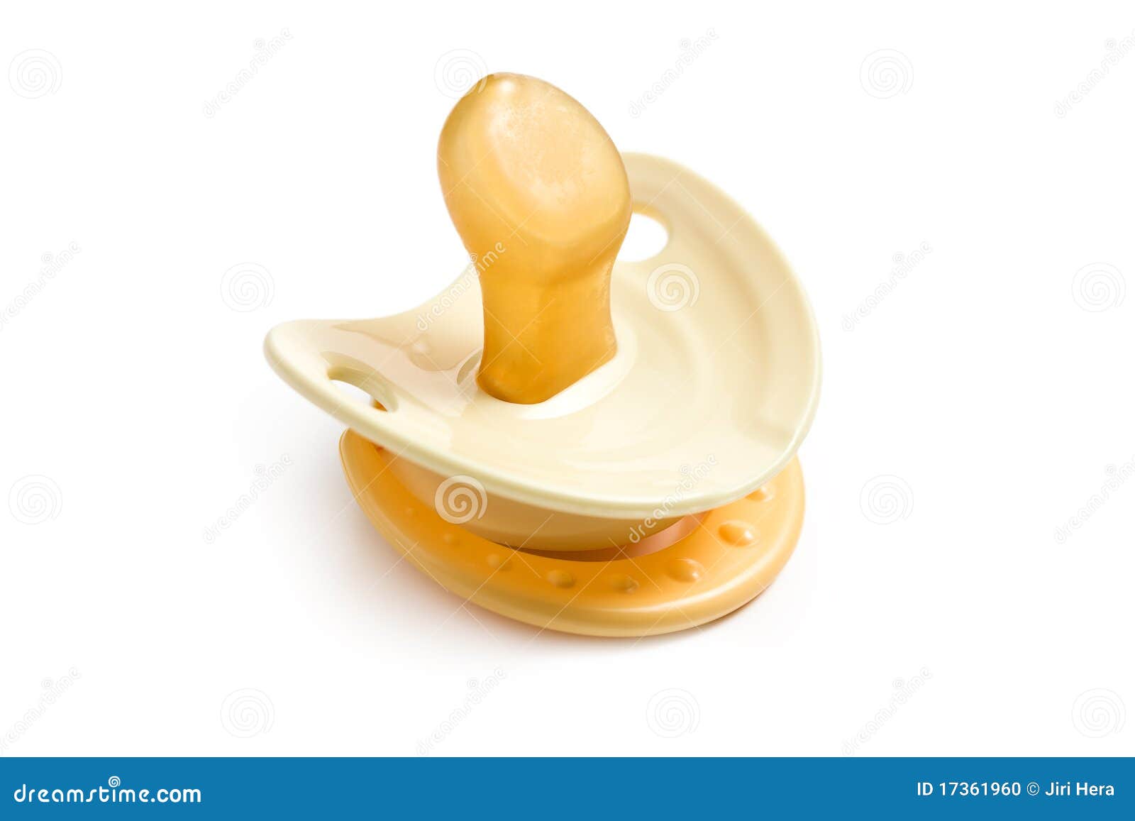 Yellow pacifier stock photo. Image of pacifier, born - 17361960