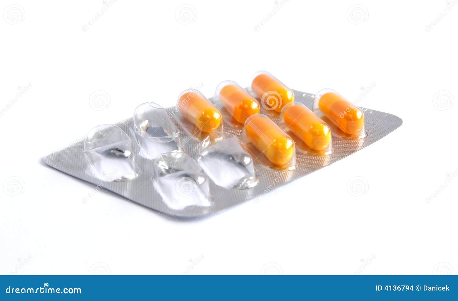 Yellow packaged pills stock photo. Image of pills, health - 4136794