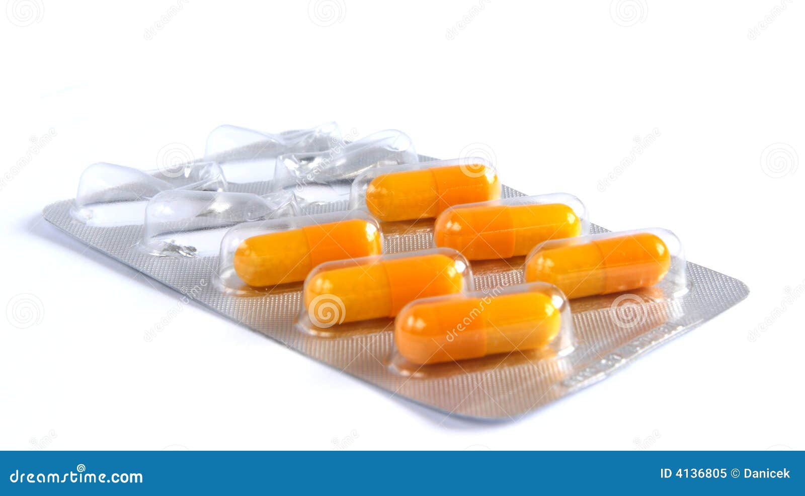 Yellow packaged pills stock image. Image of vitamins, sickness - 4136805