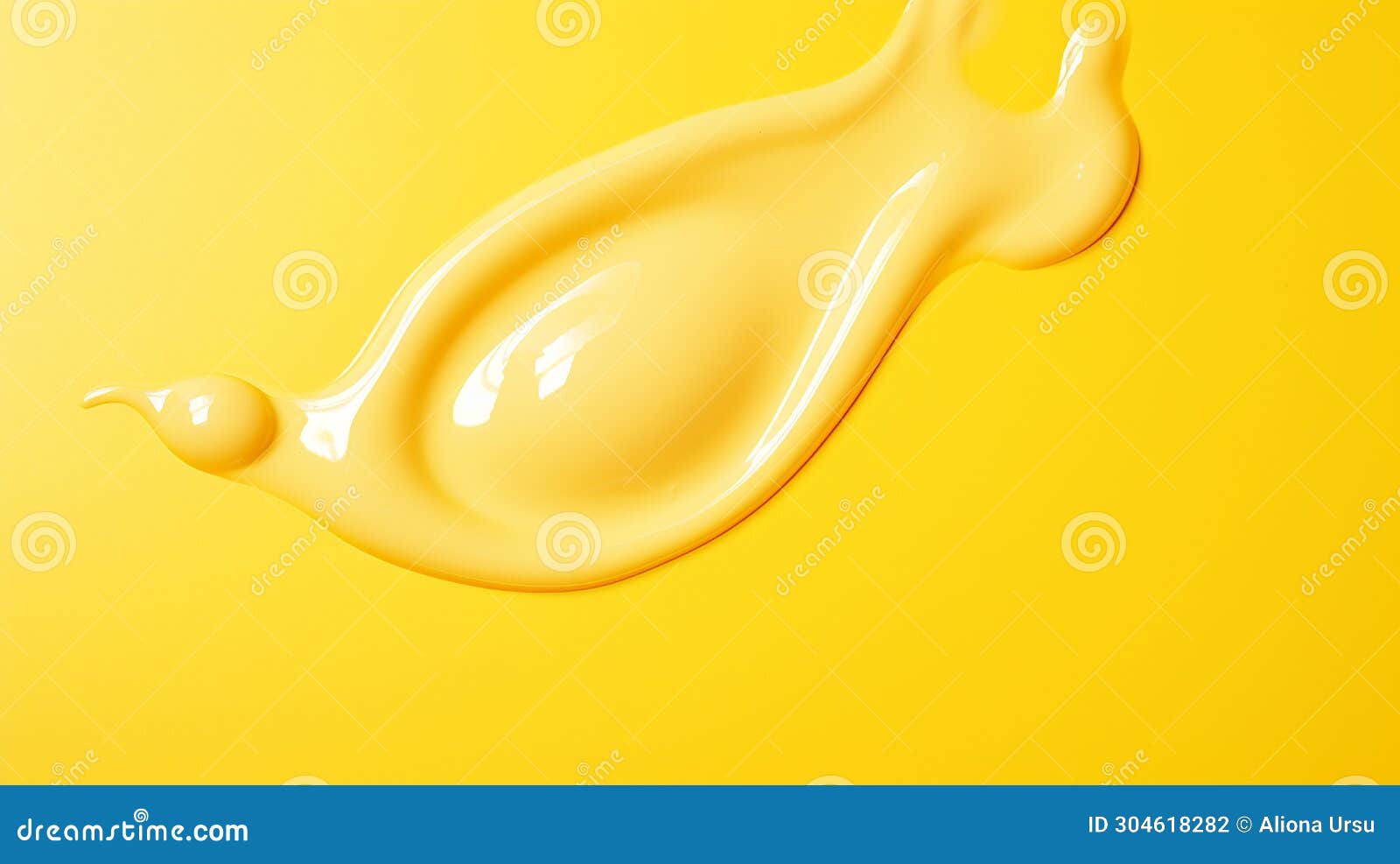 Yellow Paint Splashing on a Background of the Same Color Stock ...