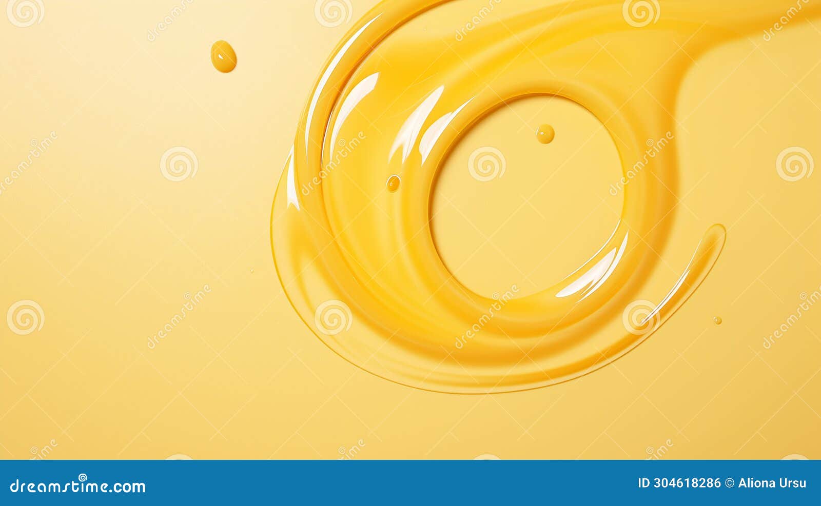 Yellow Paint Splashing on a Background of the Same Color Stock ...