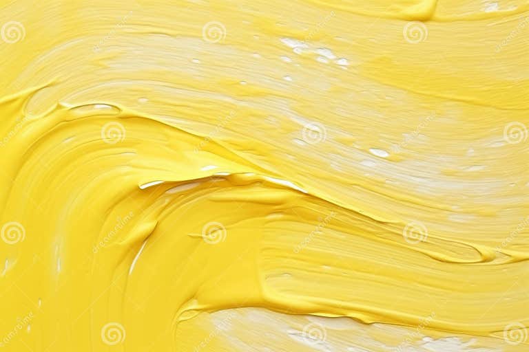 Yellow Paint Texture, Abstract Light Texture, Splash of Paint on a ...