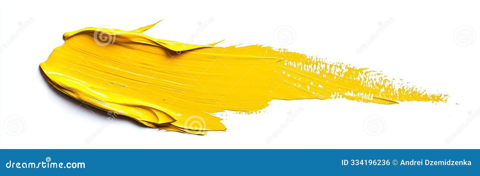 Yellow Paint Texture Isolated on Transparent Background Stock Photo ...