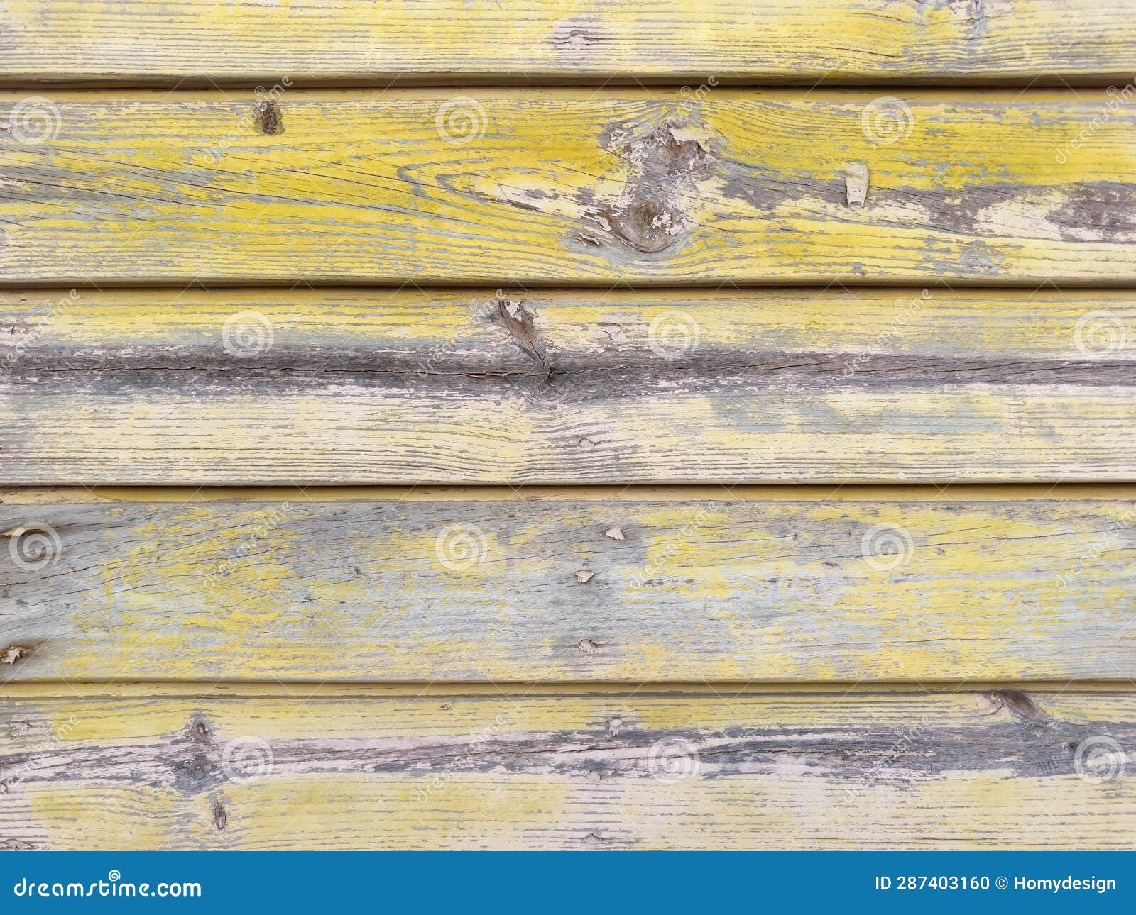 Yellow Painted Old Wooden Wall Stock Photo - Image of floorboard, close ...