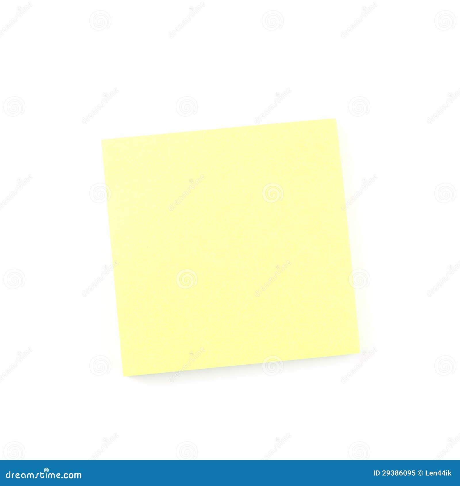 Yellow paper note stock image. Image of design, green - 29386095