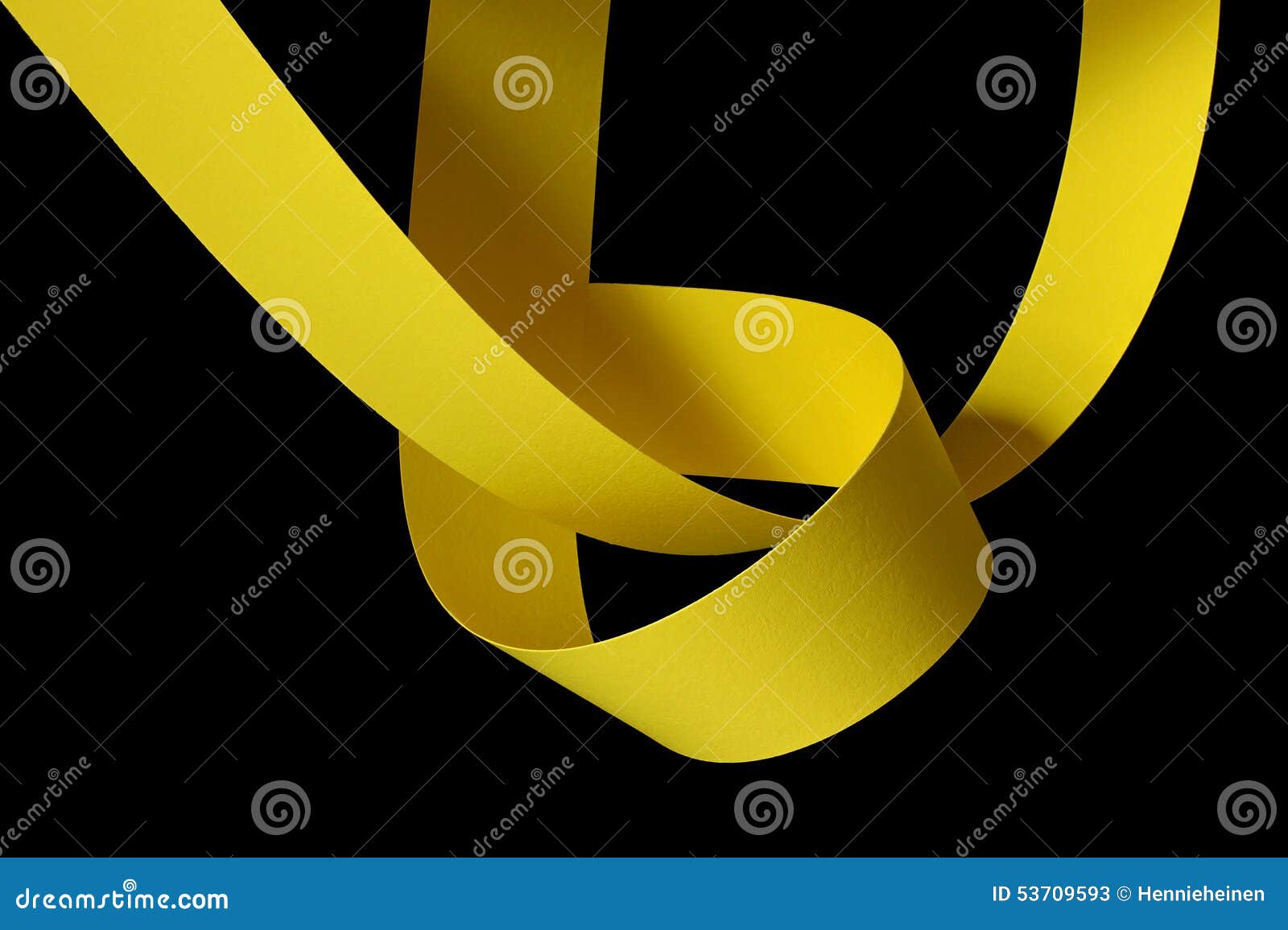 Yellow paper strips stock image. Image of material, loop - 53709593