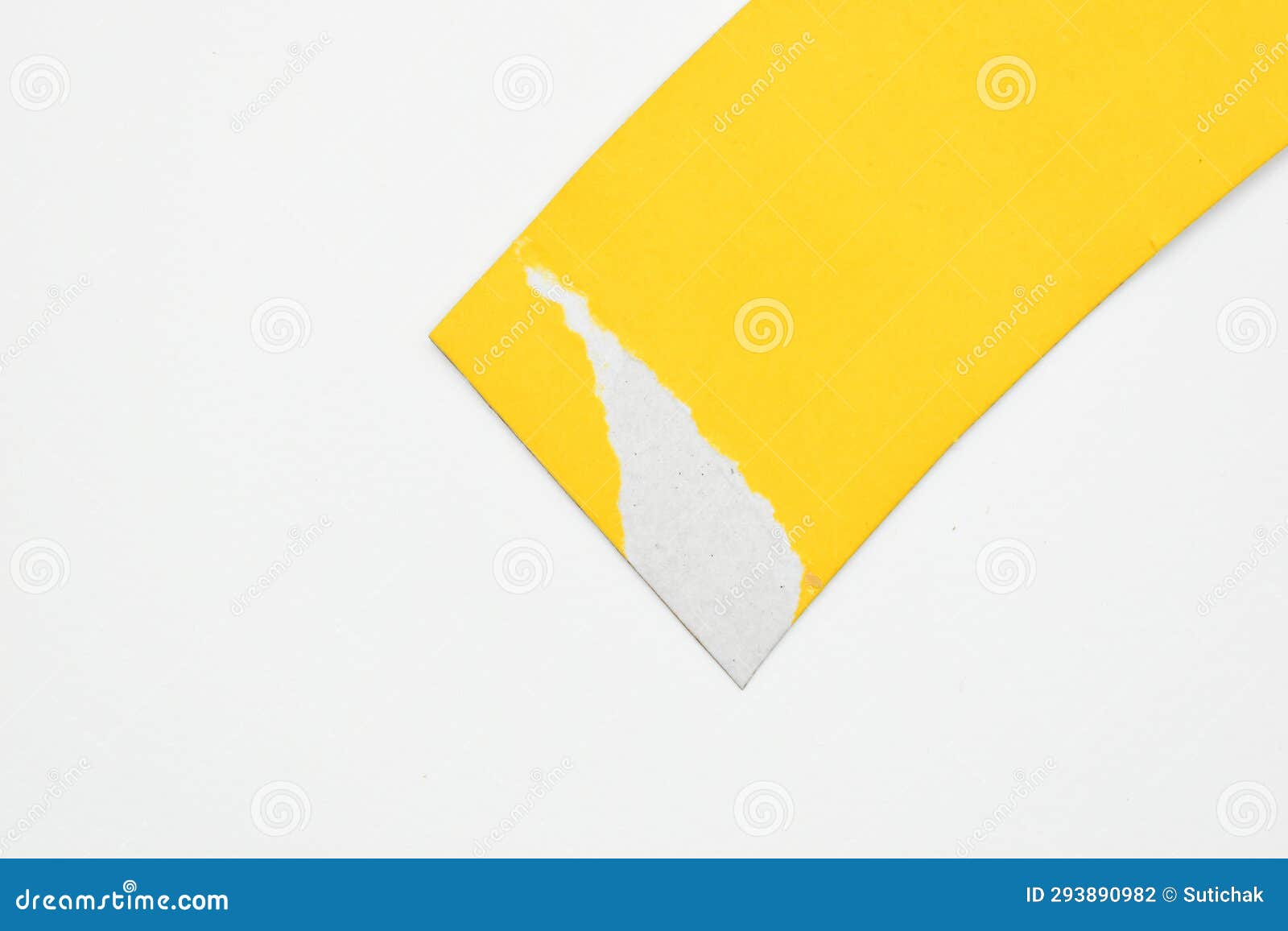 Blank Yellow Paper Texture Background, Card Design Stock Photo - Image ...