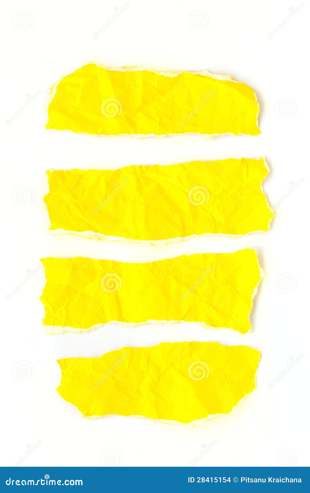 Yellow papers. stock photo. Image of memo, noticeboard - 28415154