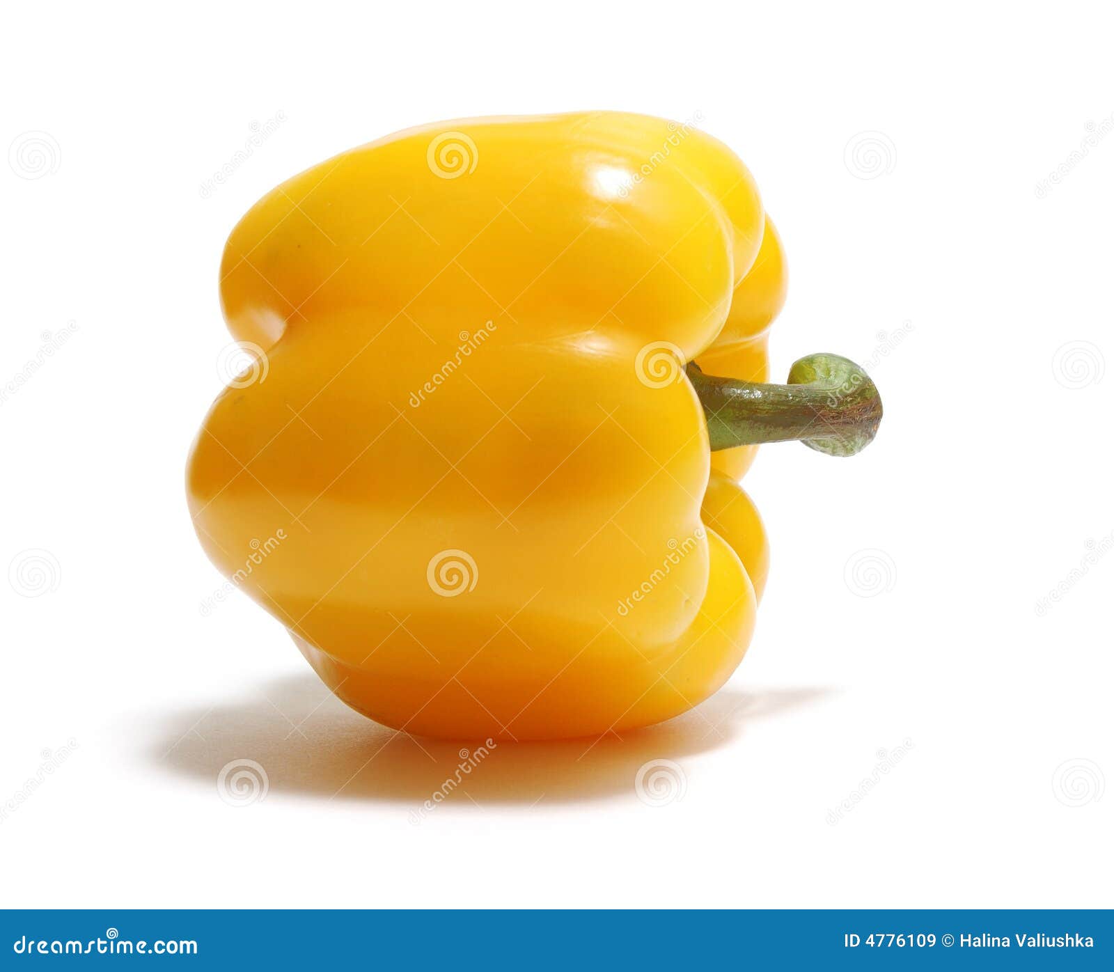 Yellow paprika stock image. Image of dinner, pepper, object - 4776109