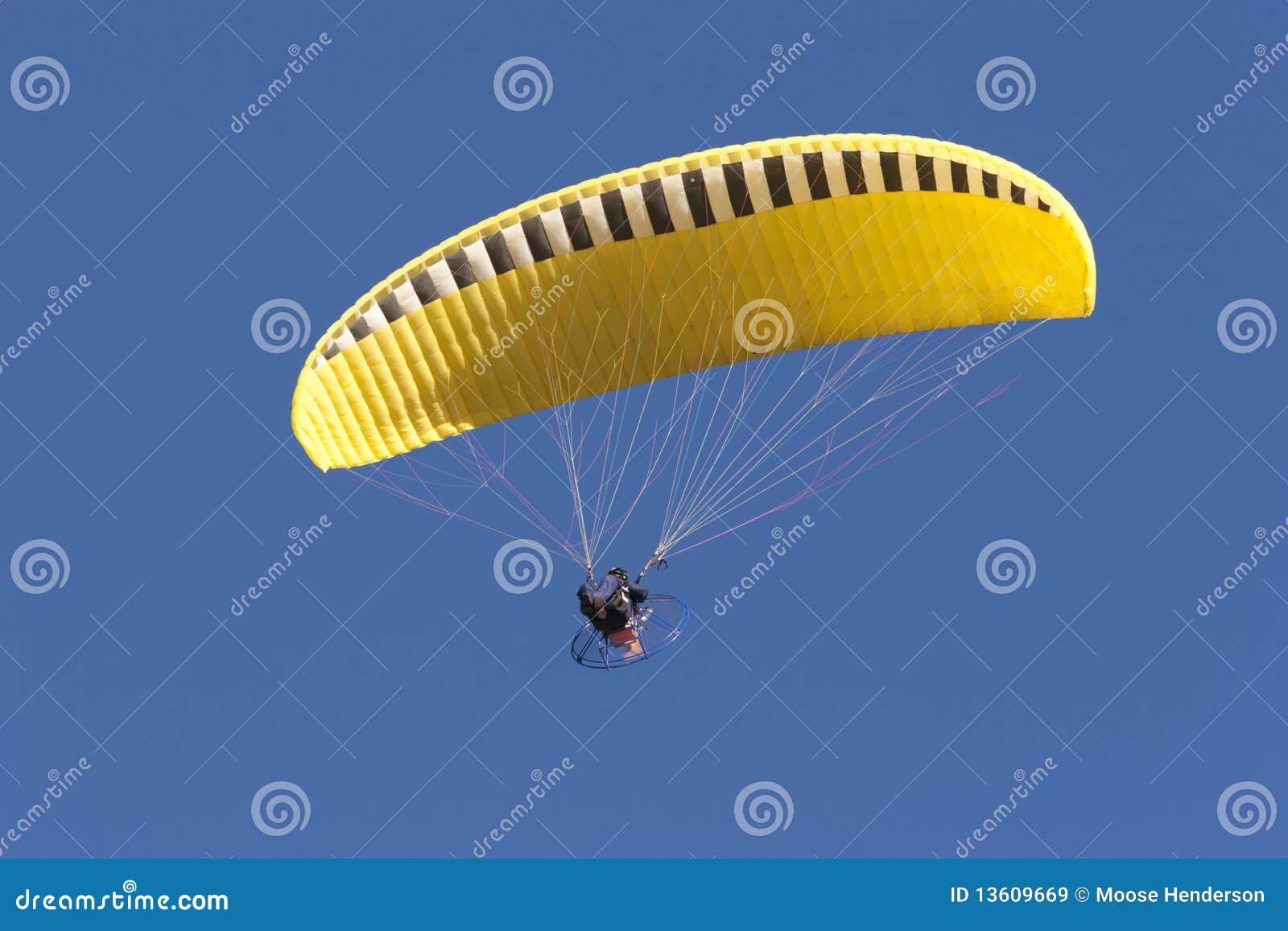 Yellow Parachute stock image. Image of chair, flying - 13609669
