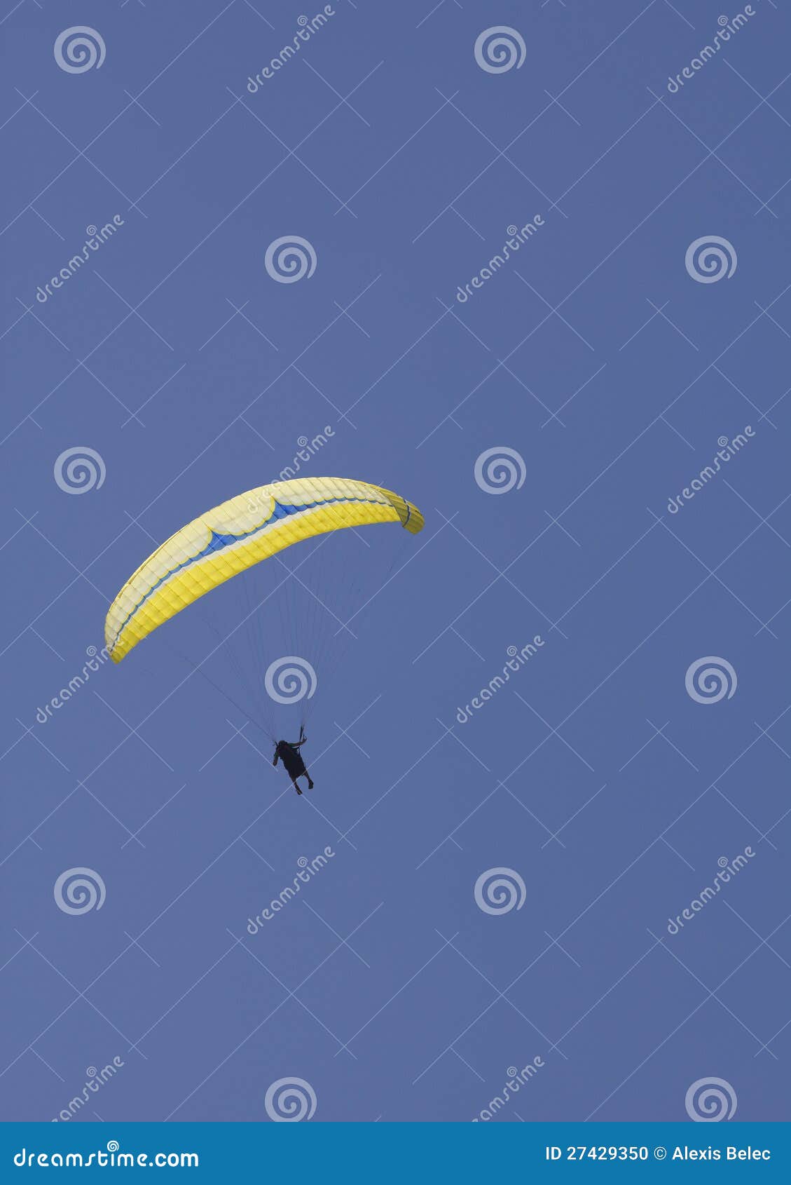 Yellow parachute stock photo. Image of yellow, activity - 27429350