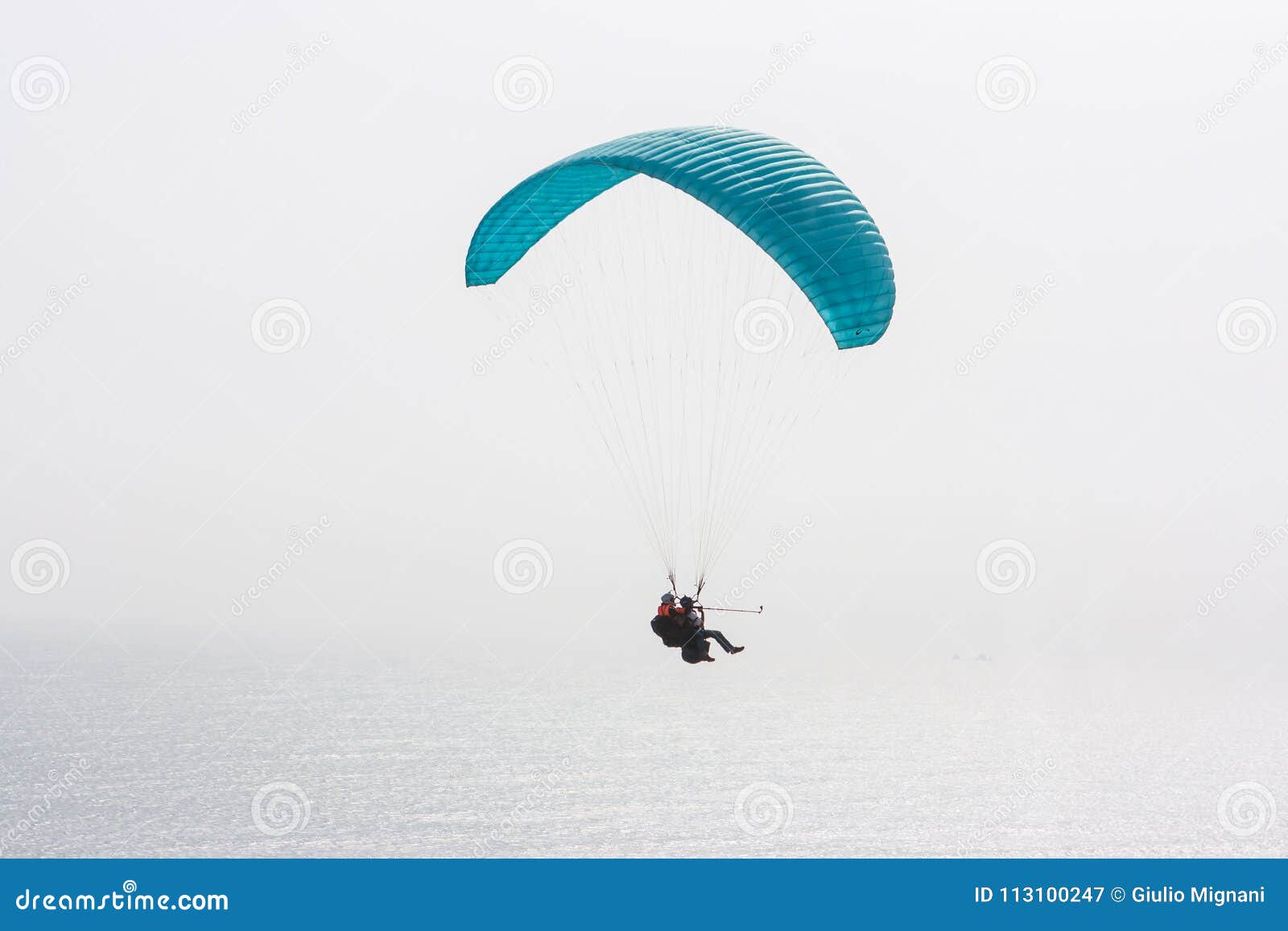 Yellow Paraglider Over Lima, Peru Stock Image - Image of activity ...