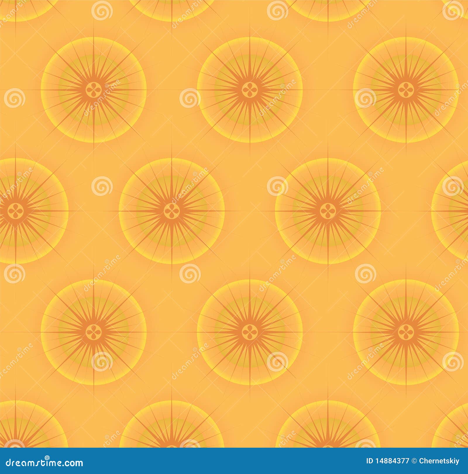 Yellow pattern stock vector. Illustration of decor, tradition - 14884377