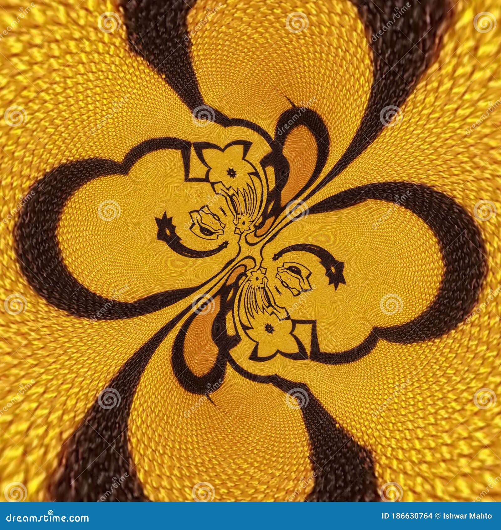 Yellow (pattern) Illustration. Stock Illustration - Illustration of ...