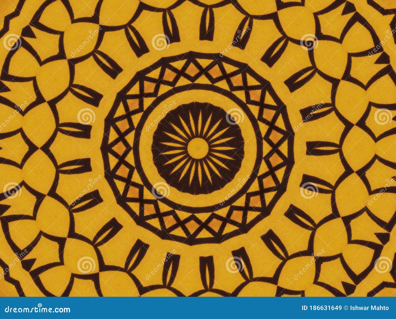 Yellow (pattern) Illustration. Stock Illustration - Illustration of ...