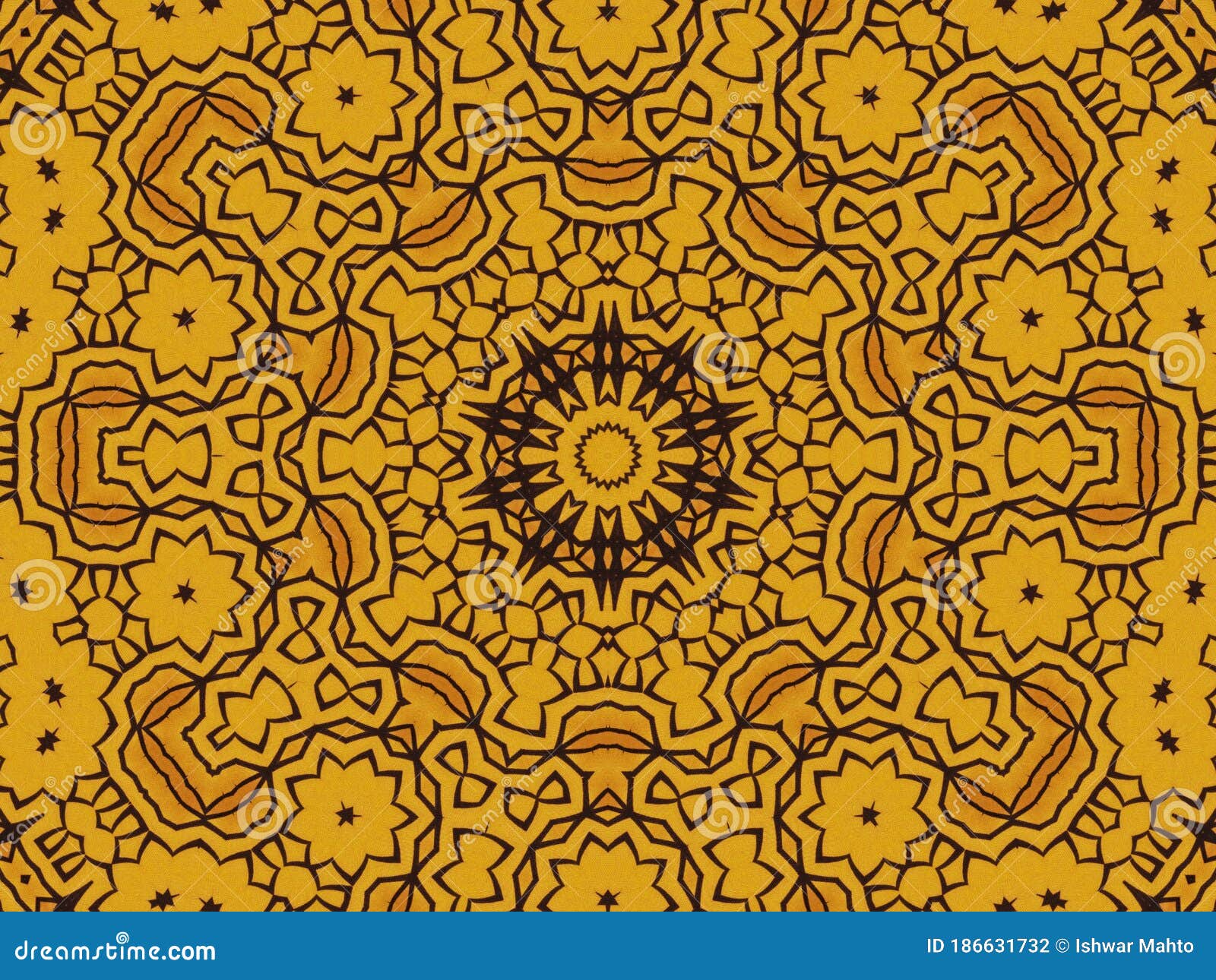 Yellow (pattern) Illustration. Stock Illustration - Illustration of ...