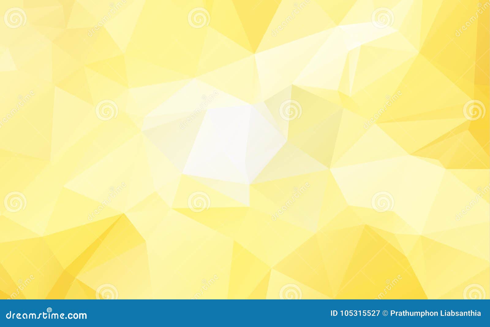 Yellow Pattern. Triangular Template Stock Illustration - Illustration ...