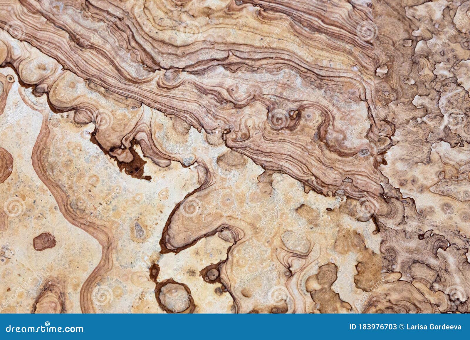 Yellow Patterned Baku Tufa, As an Abstract Background, or Texture Stock ...