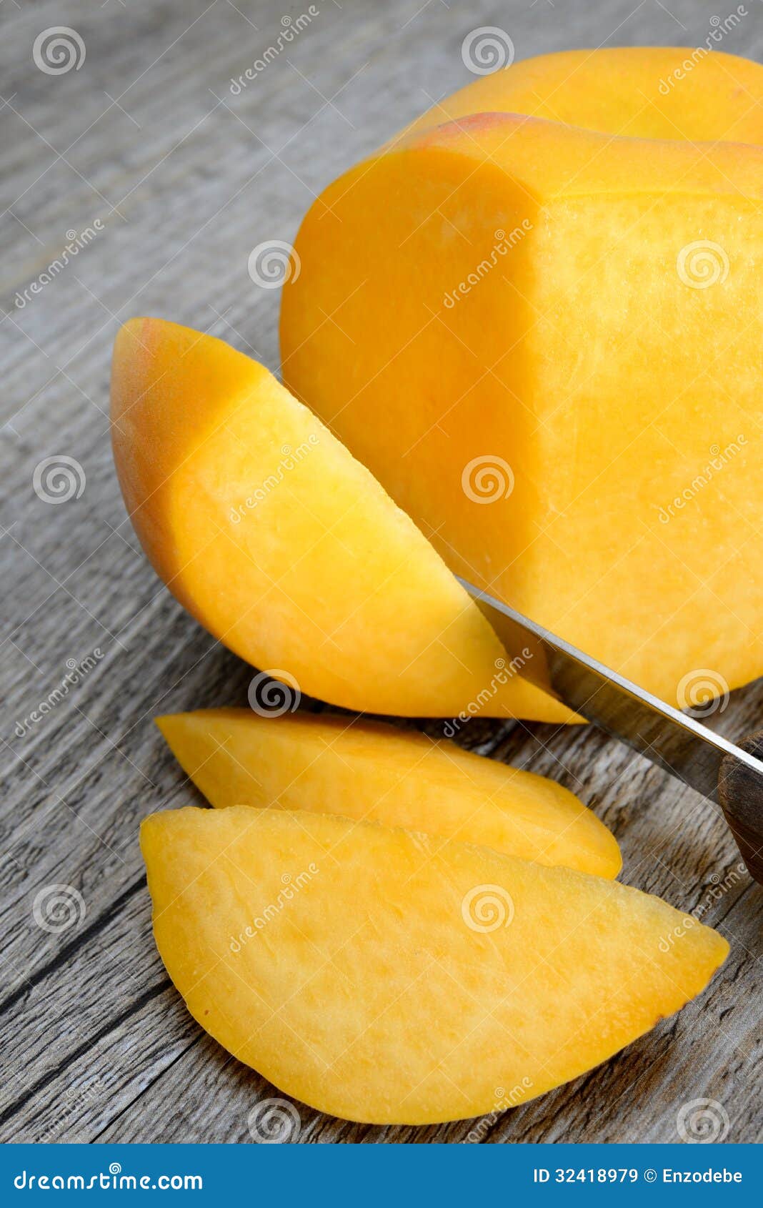 Yellow Peach Called Percoca Stock Image - Image of percoca, acid: 32418979