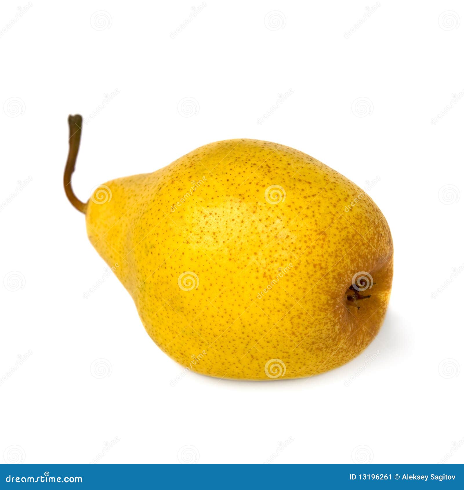 Yellow pear. stock image. Image of life, brown, eating - 13196261