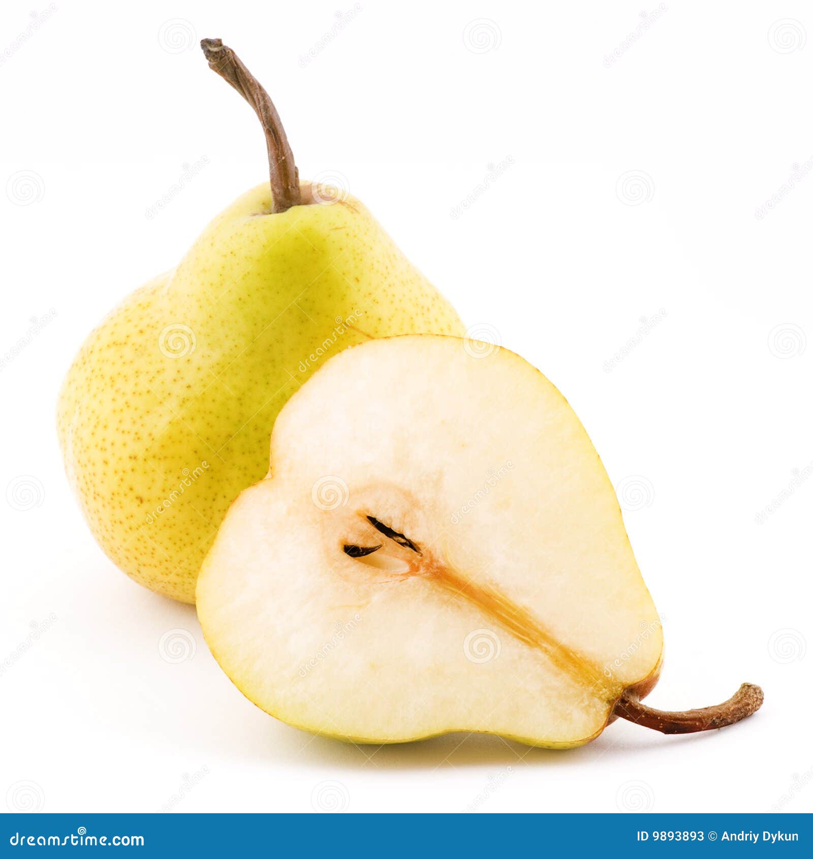 Yellow pear close-up stock image. Image of nutrition, object - 9893893