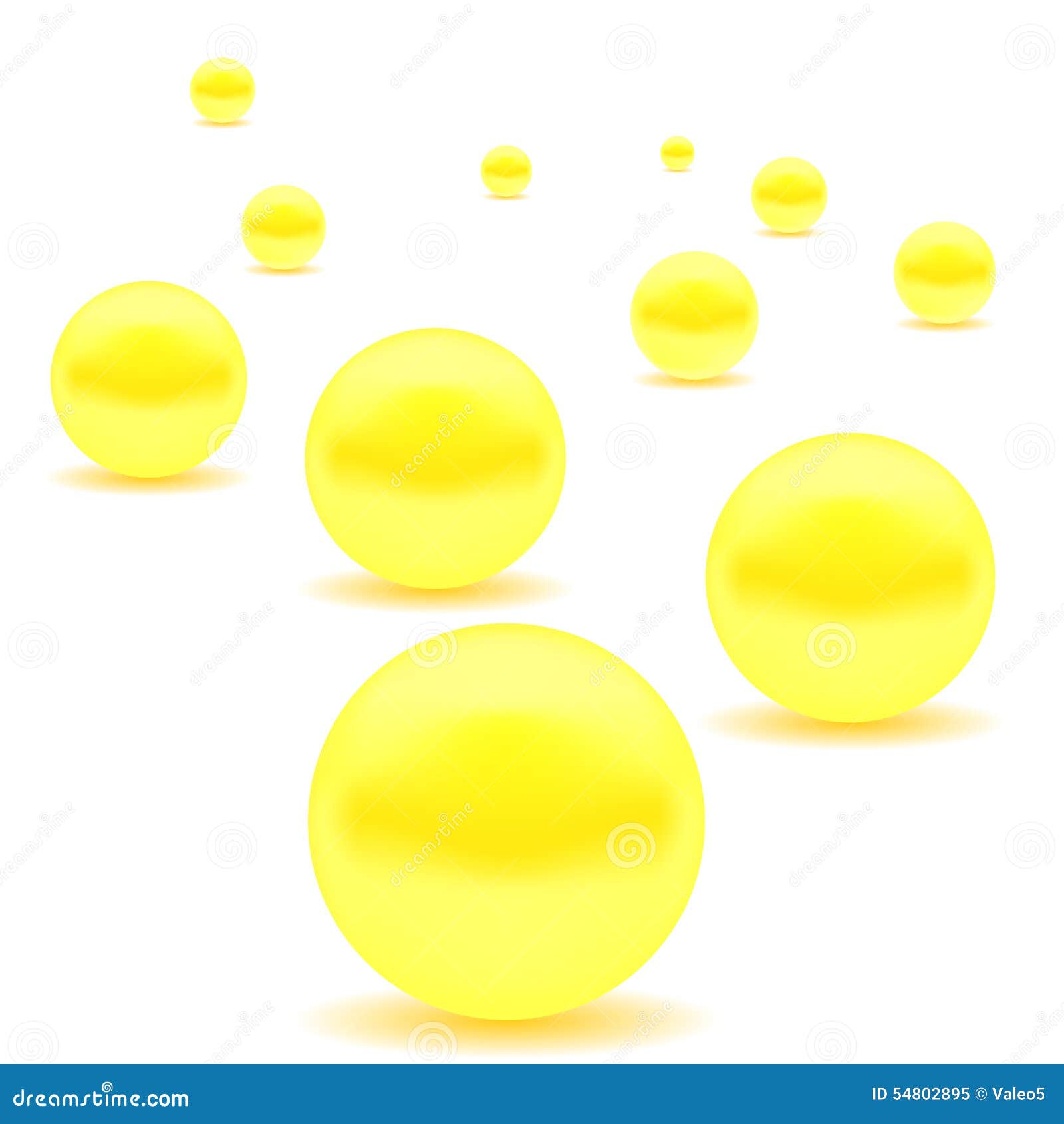 Yellow Pearl stock vector. Illustration of beautiful - 54802895