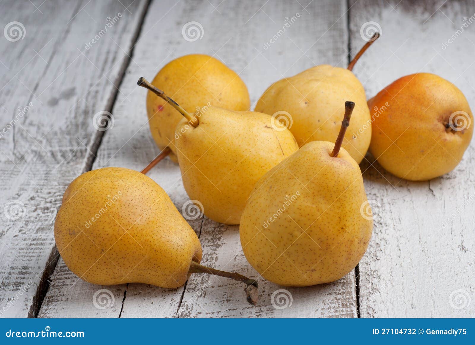 Yellow pears stock photo. Image of organic, table, food - 27104732