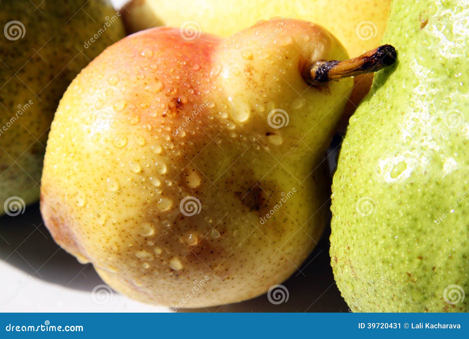 Yellow pears stock image. Image of nature, selection - 39720431