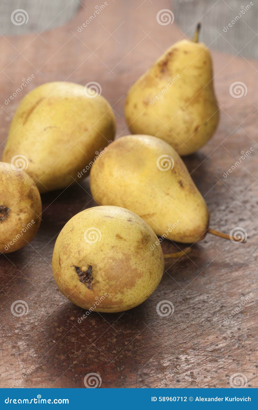 Yellow pears stock photo. Image of ripe, tasty, color - 58960712