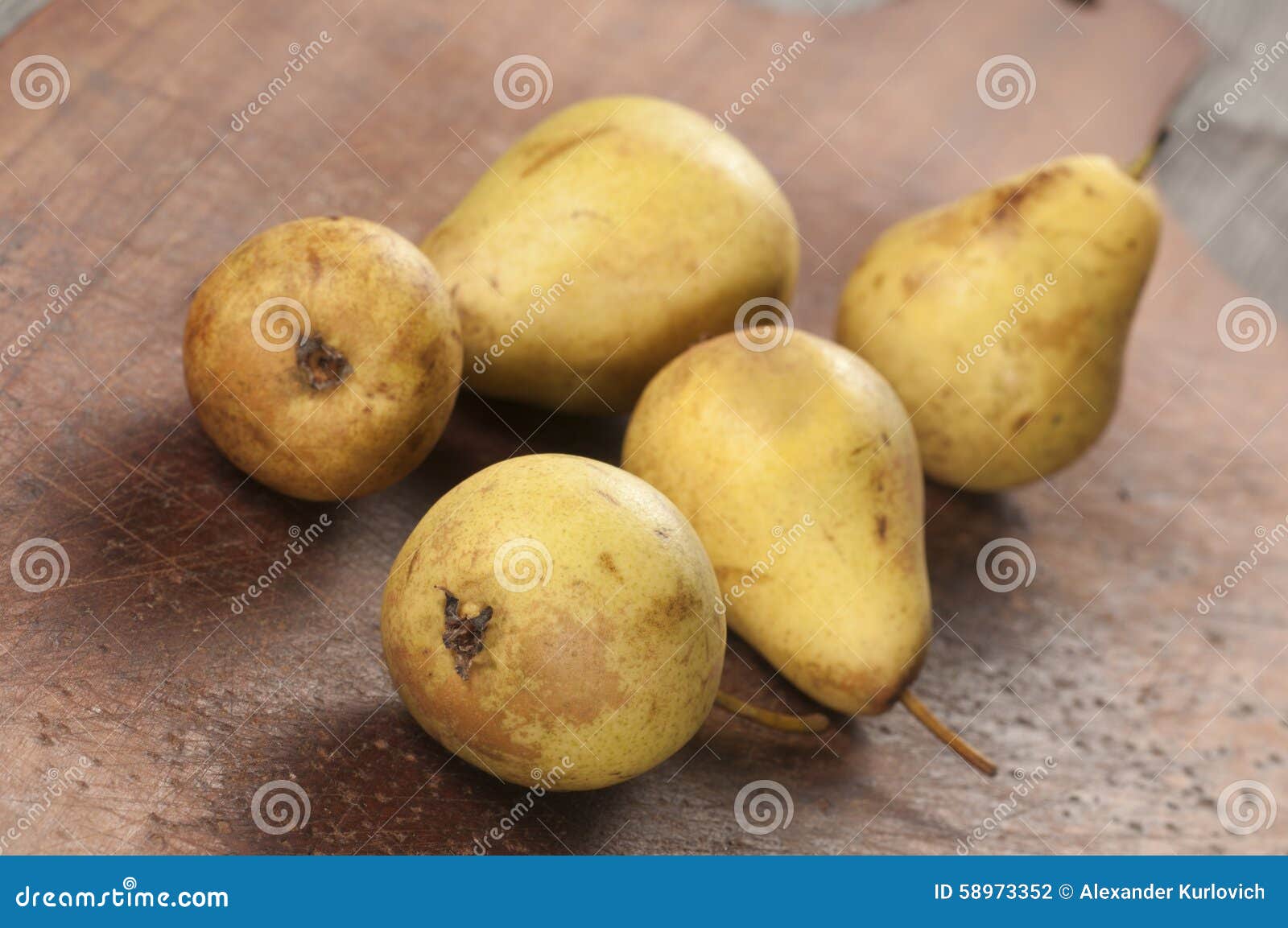 Yellow pears stock photo. Image of vitamin, healthy, juicy - 58973352