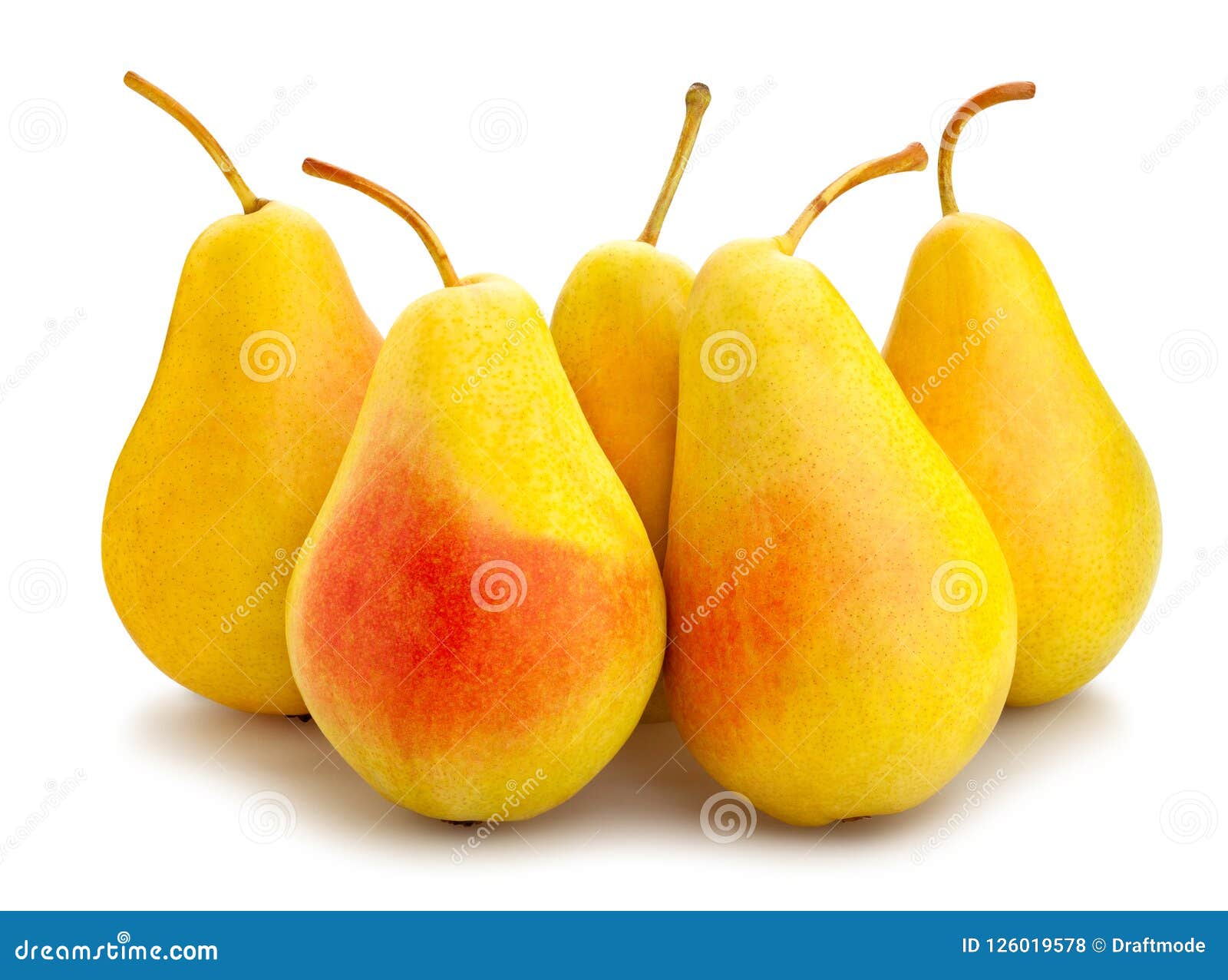 Yellow pears stock photo. Image of path, healthy, isolated - 126019578