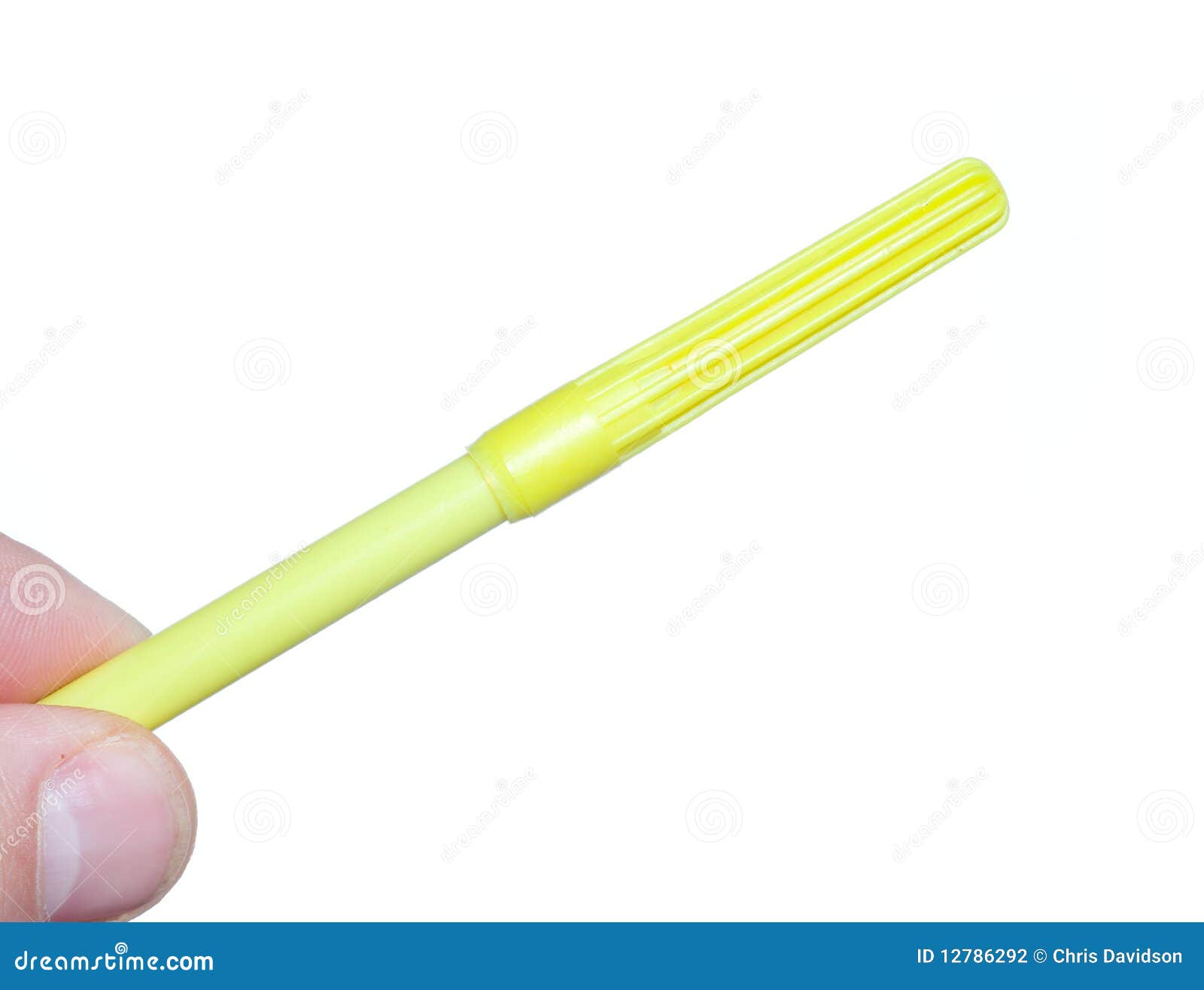 Yellow pen stock photo. Image of hold, colouring, pens - 12786292