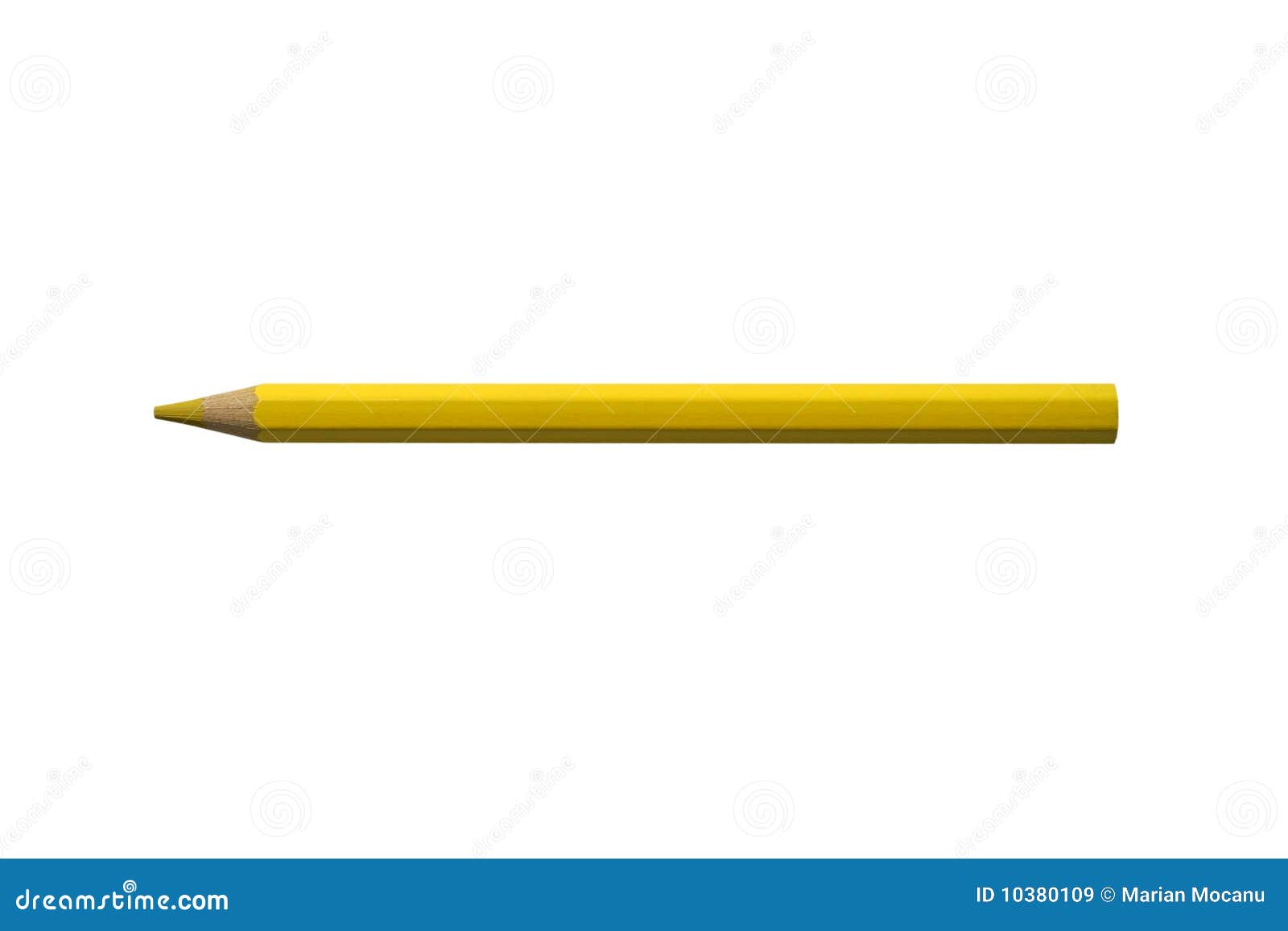 Yellow pencil stock image. Image of arranged, time, aligned - 10380109