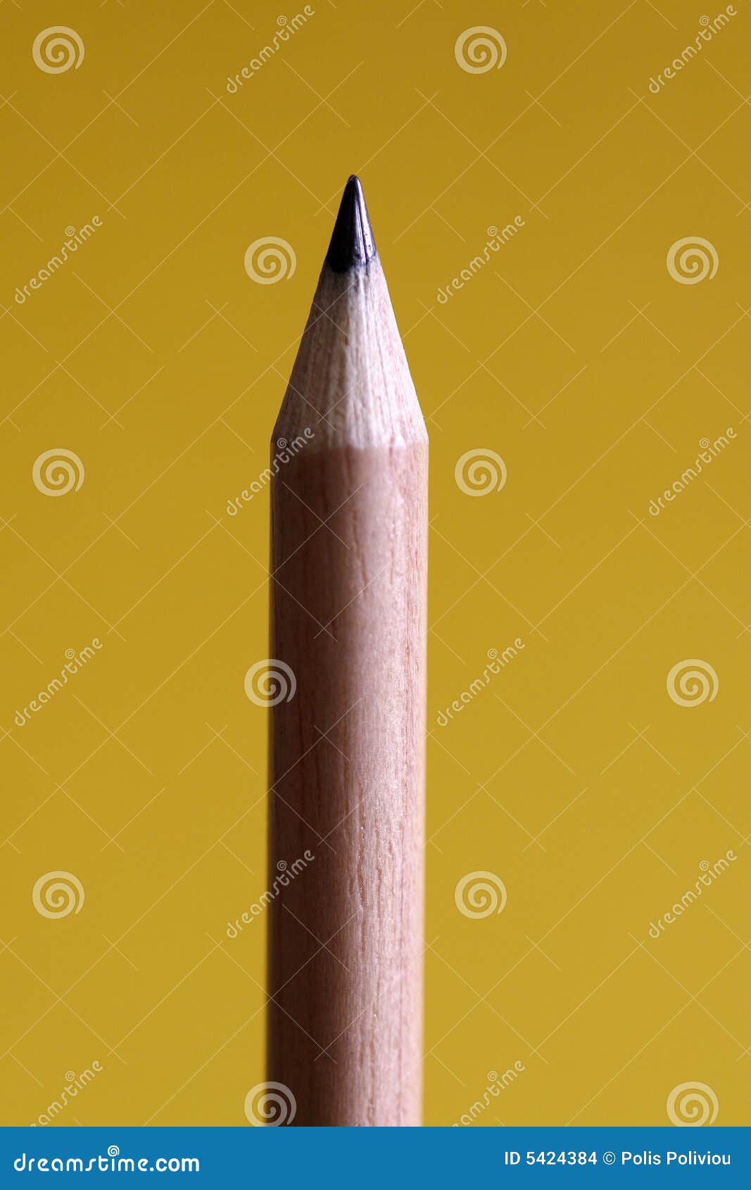 Yellow pencil stock photo. Image of draw, colours, point - 5424384