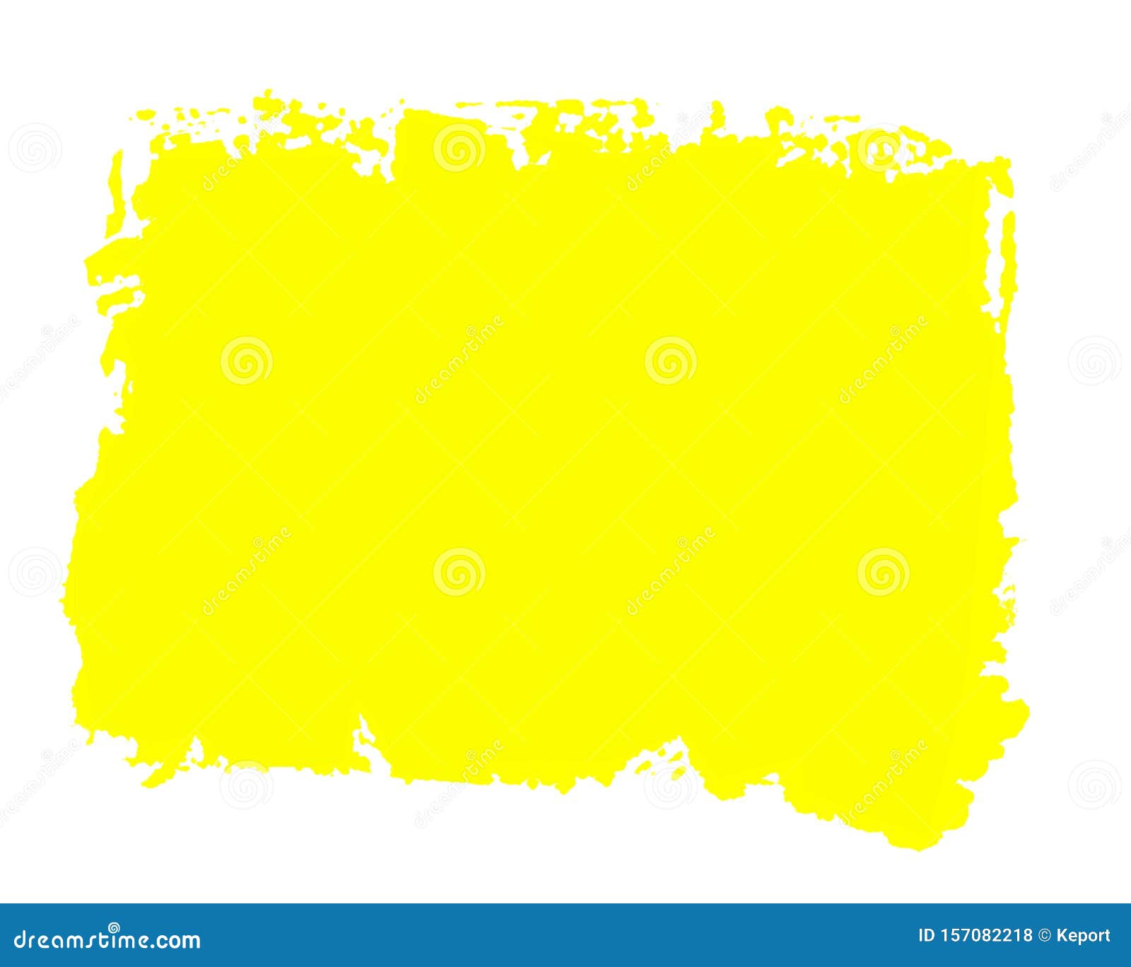 Yellow Pencil Texture Hand Painted on White Background Stock ...