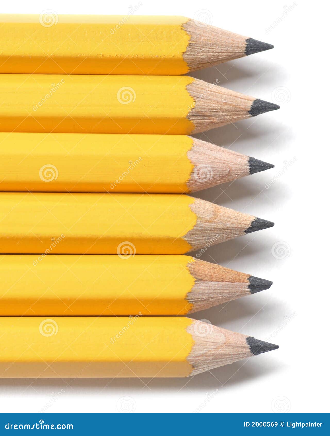 Yellow Pencils stock image. Image of learning, instrument - 2000569