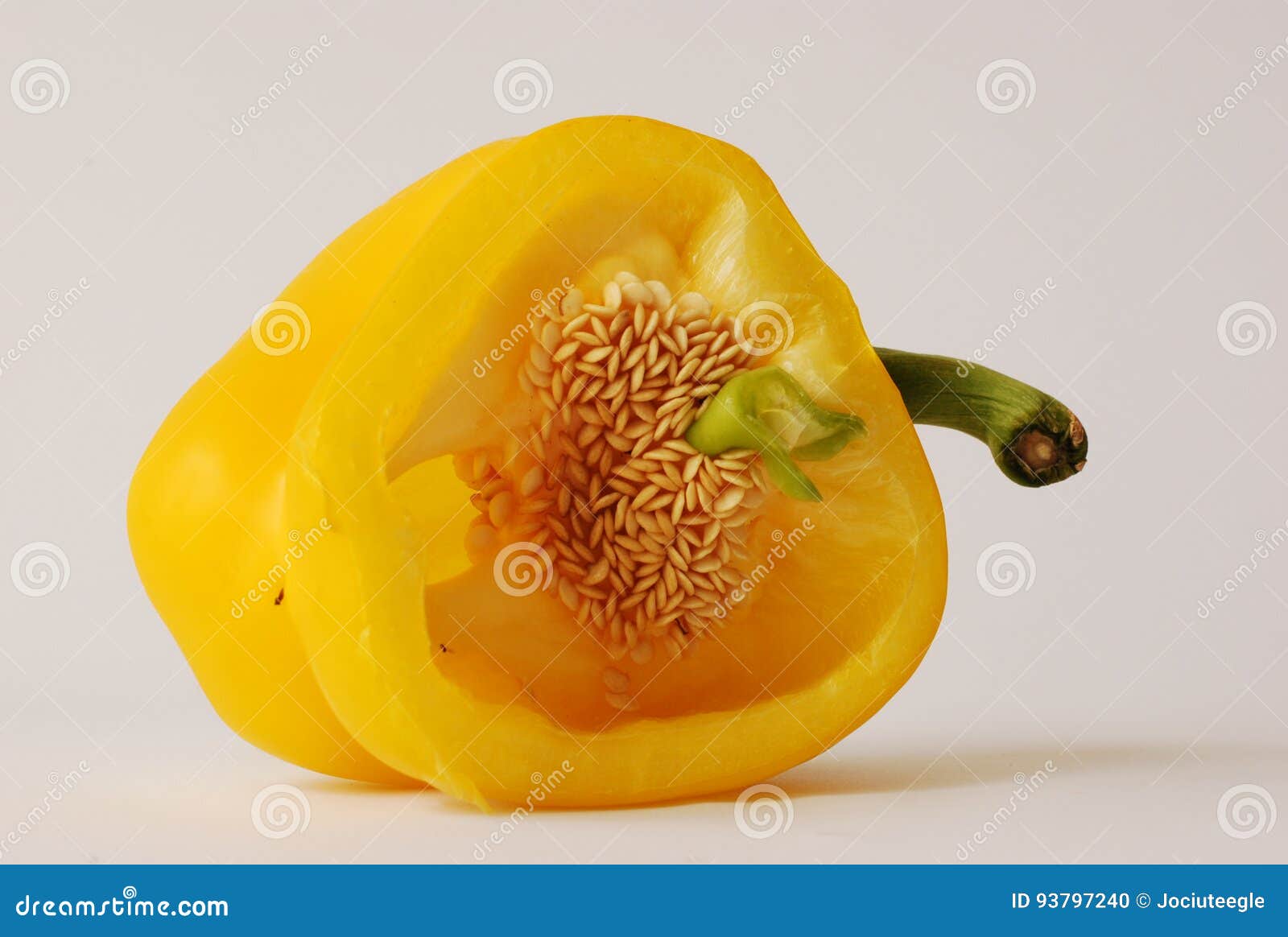 Yellow Pepper stock photo. Image of lunch, sliced, nutritious - 93797240