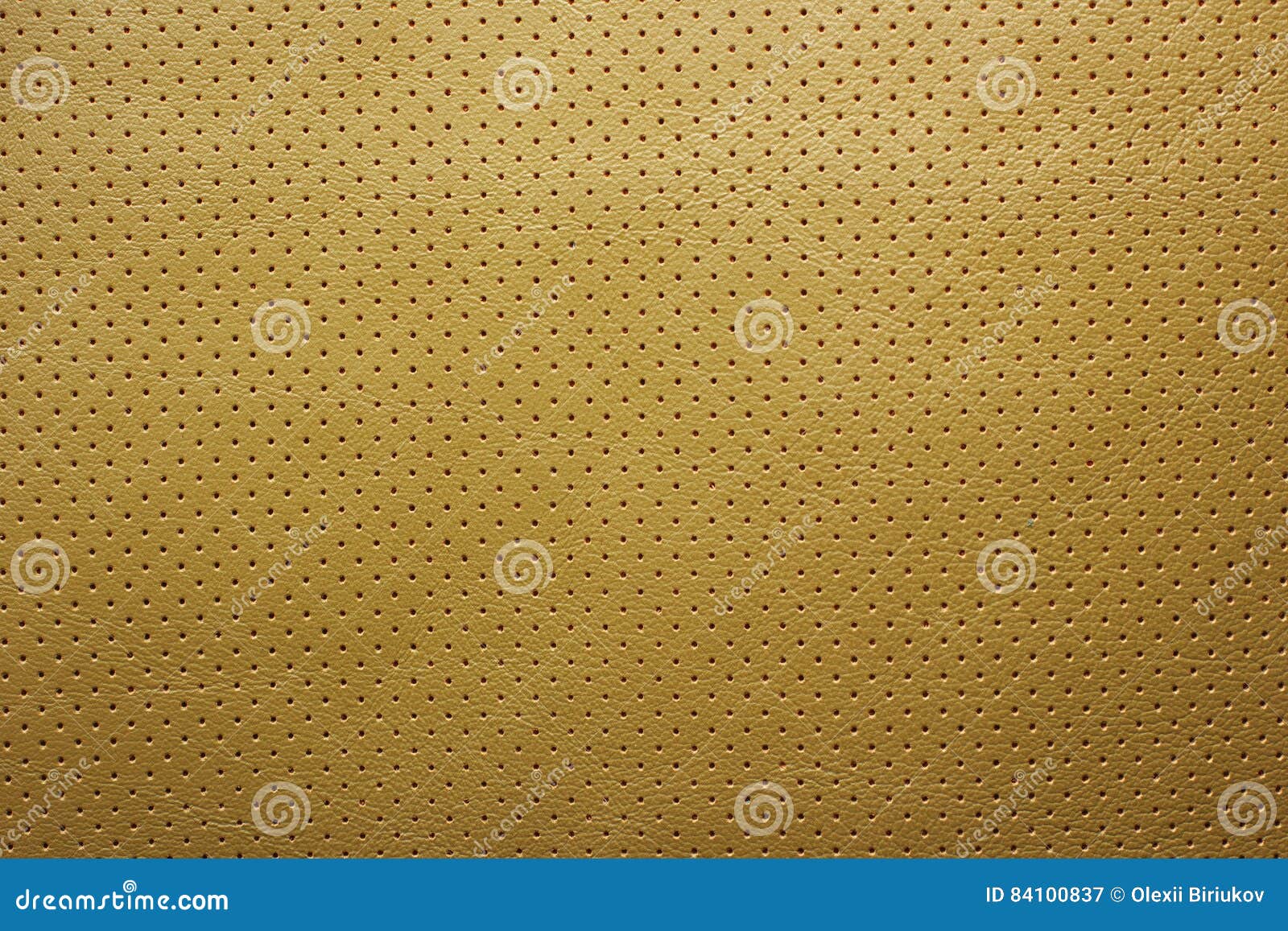 Yellow Perforated Leather Texture Background Royalty-Free Stock Photo ...