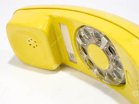 Yellow phone1 stock image. Image of punch, numbers, listen - 69173