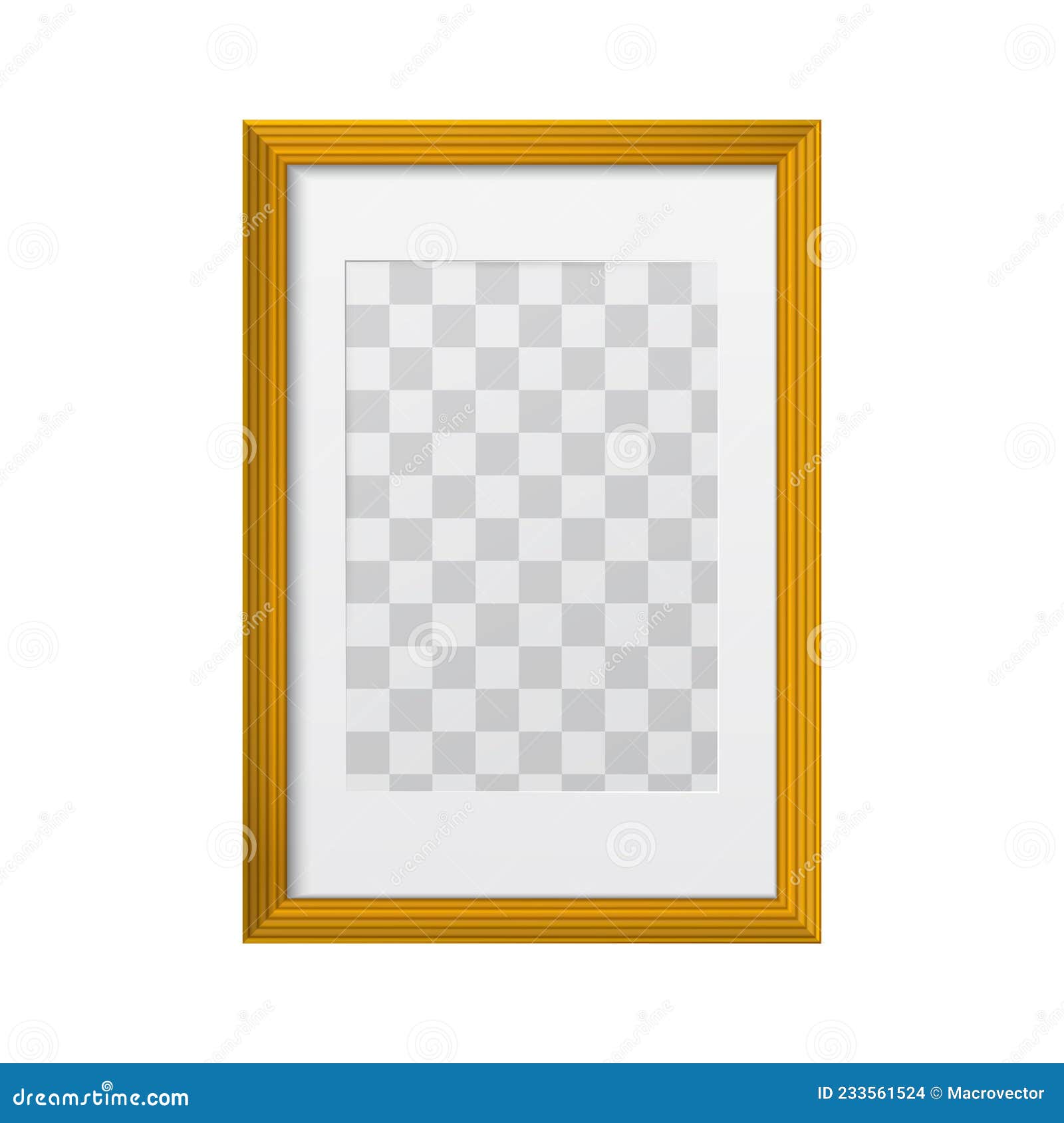 Yellow Photo Frame Composition Stock Vector - Illustration of display ...