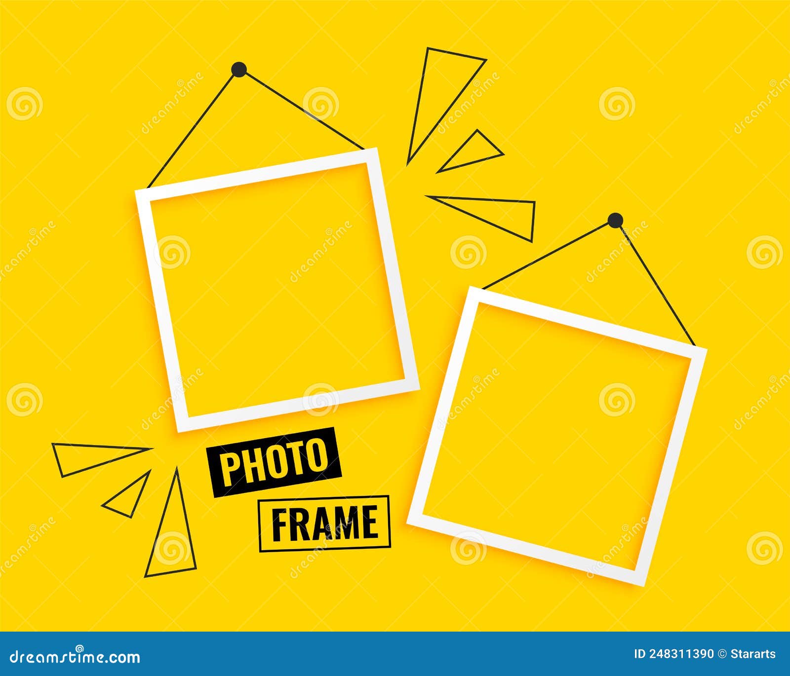 Bright Yellow Photo Frame at Therese Arnold blog