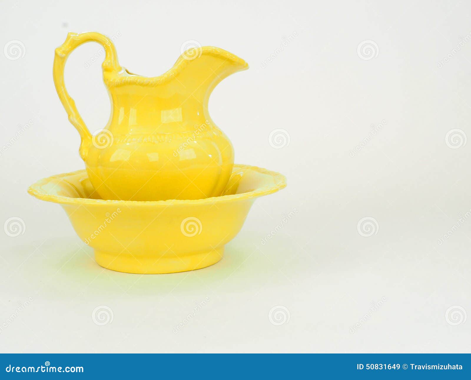 Yellow picher stock image. Image of antique, decor, home - 50831649
