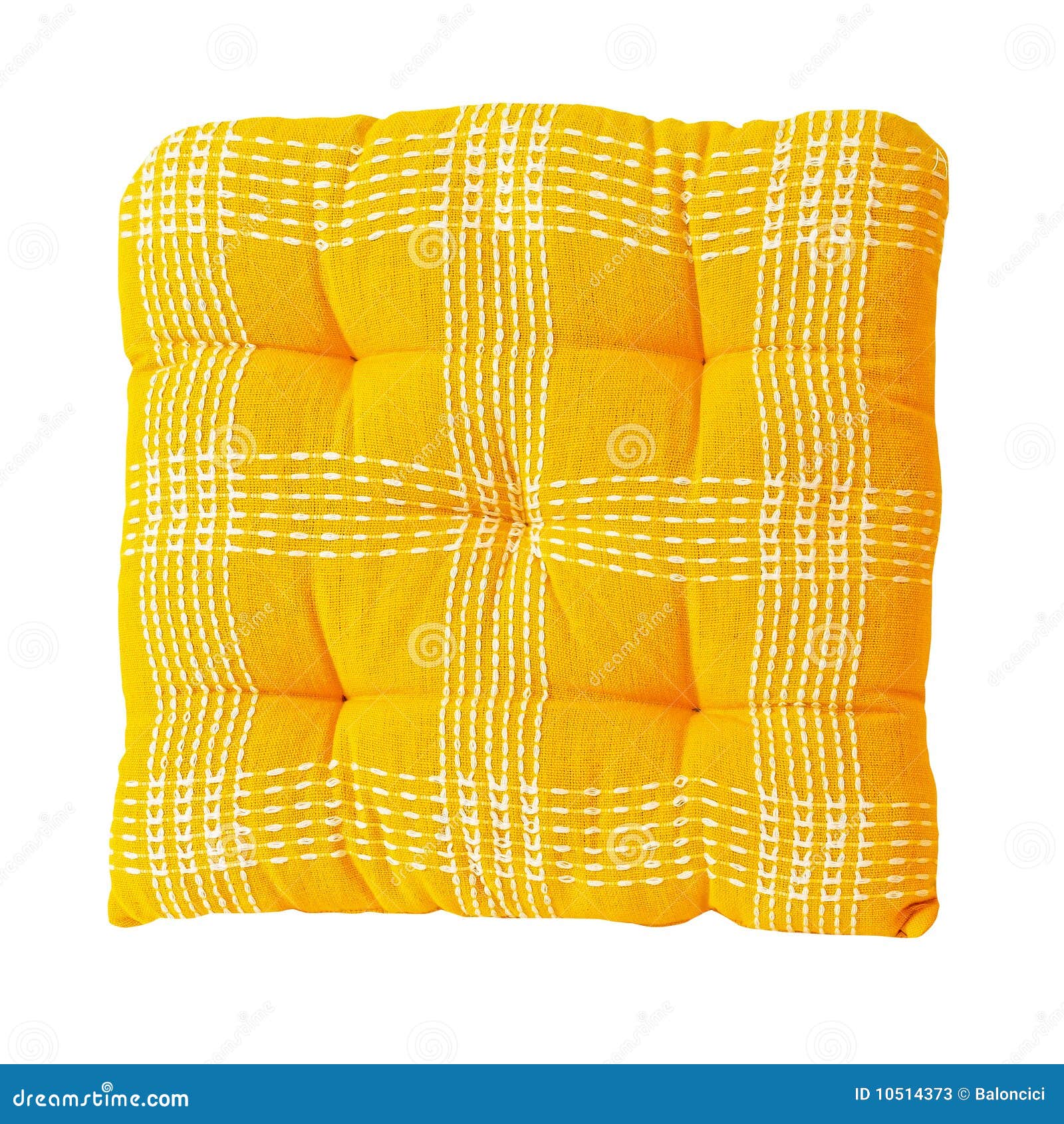 Yellow pillow stock image. Image of linen, pillow, color - 10514373