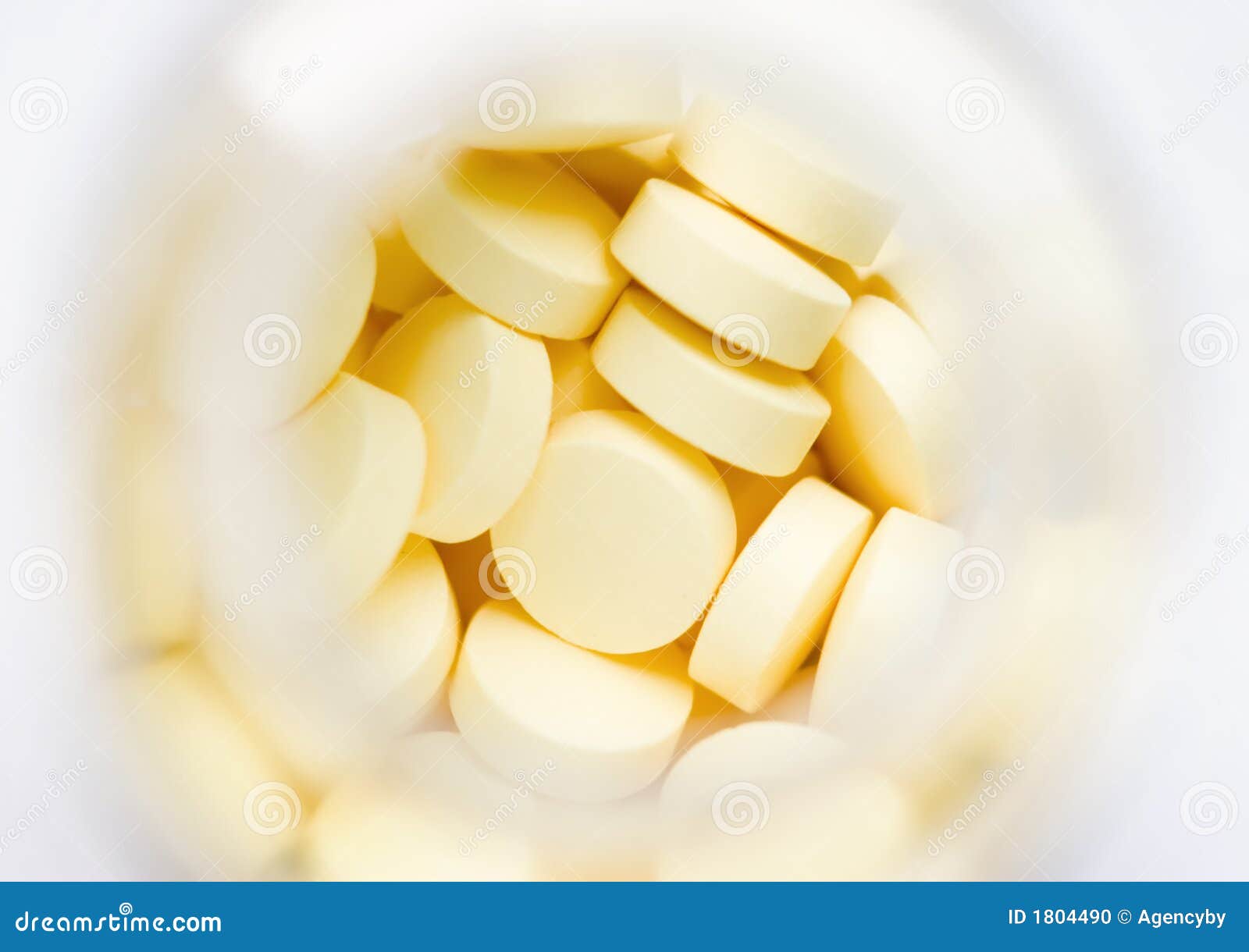 Yellow pills stock photo. Image of medicinal, healthy - 1804490