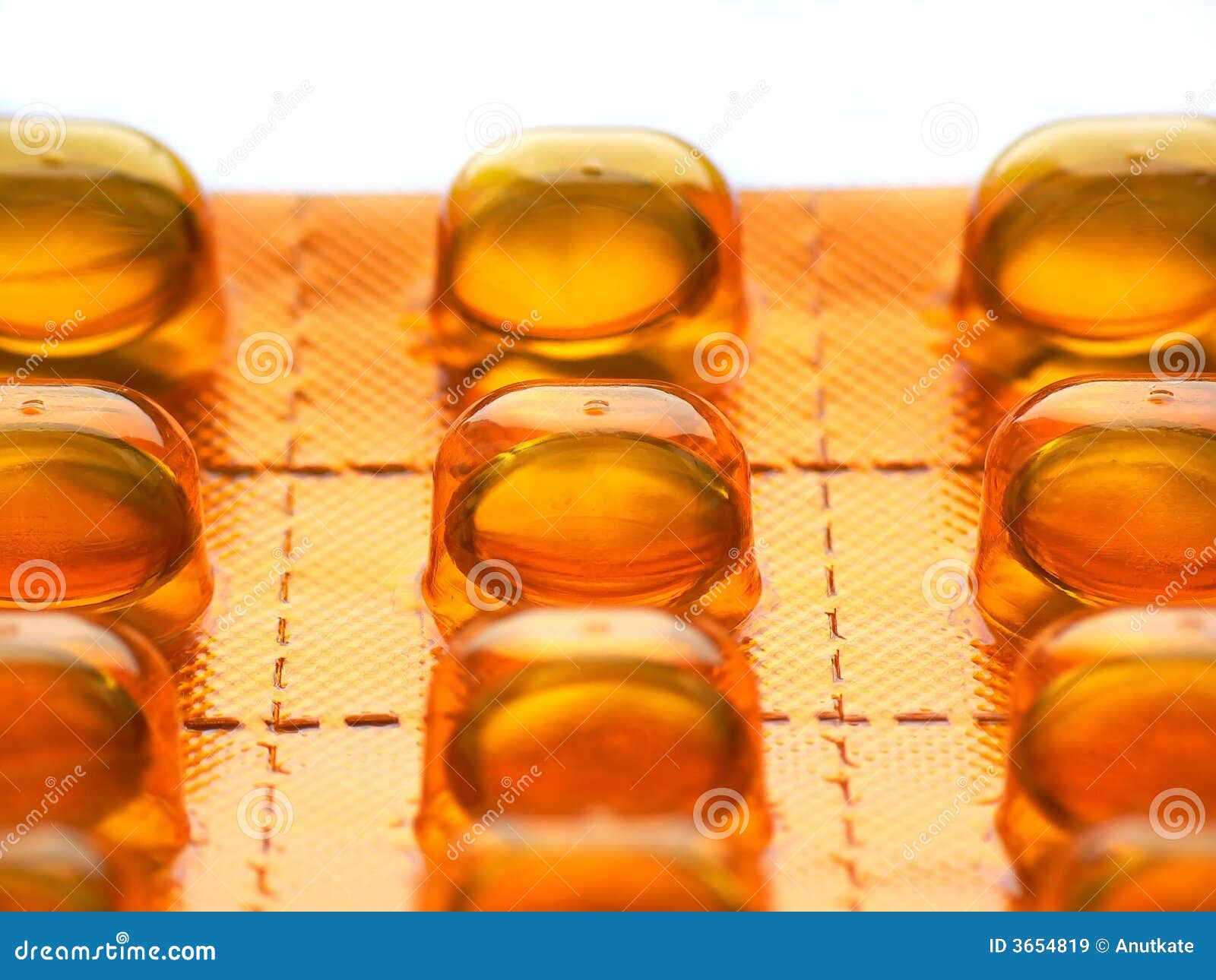 Yellow pills stock image. Image of prescription, health - 3654819